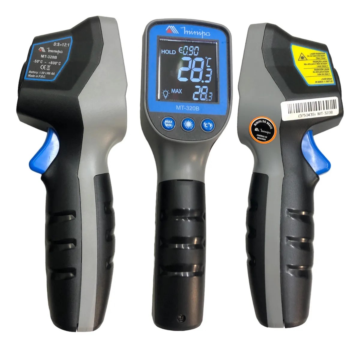 TERMÔMETRO DIGITAL MIRA LASER - Rigitech