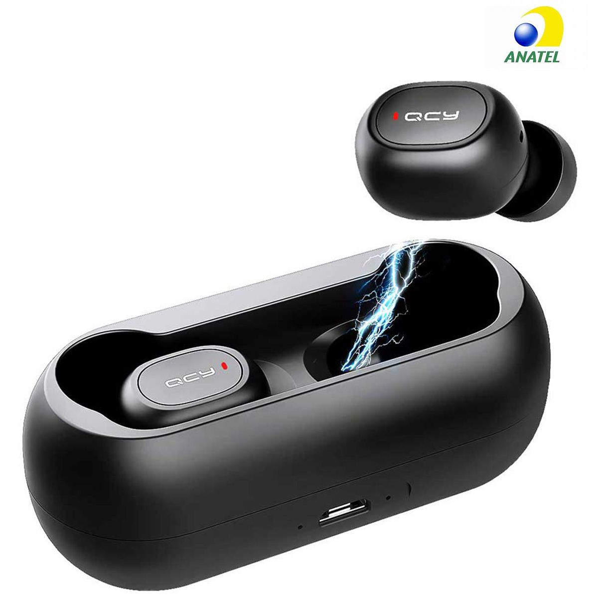 Fone de Ouvido QCY T1 / T1C TWS Bluetooth 5.0 Preto - Turum | Sua Loja Gamer | Enviamos para ...