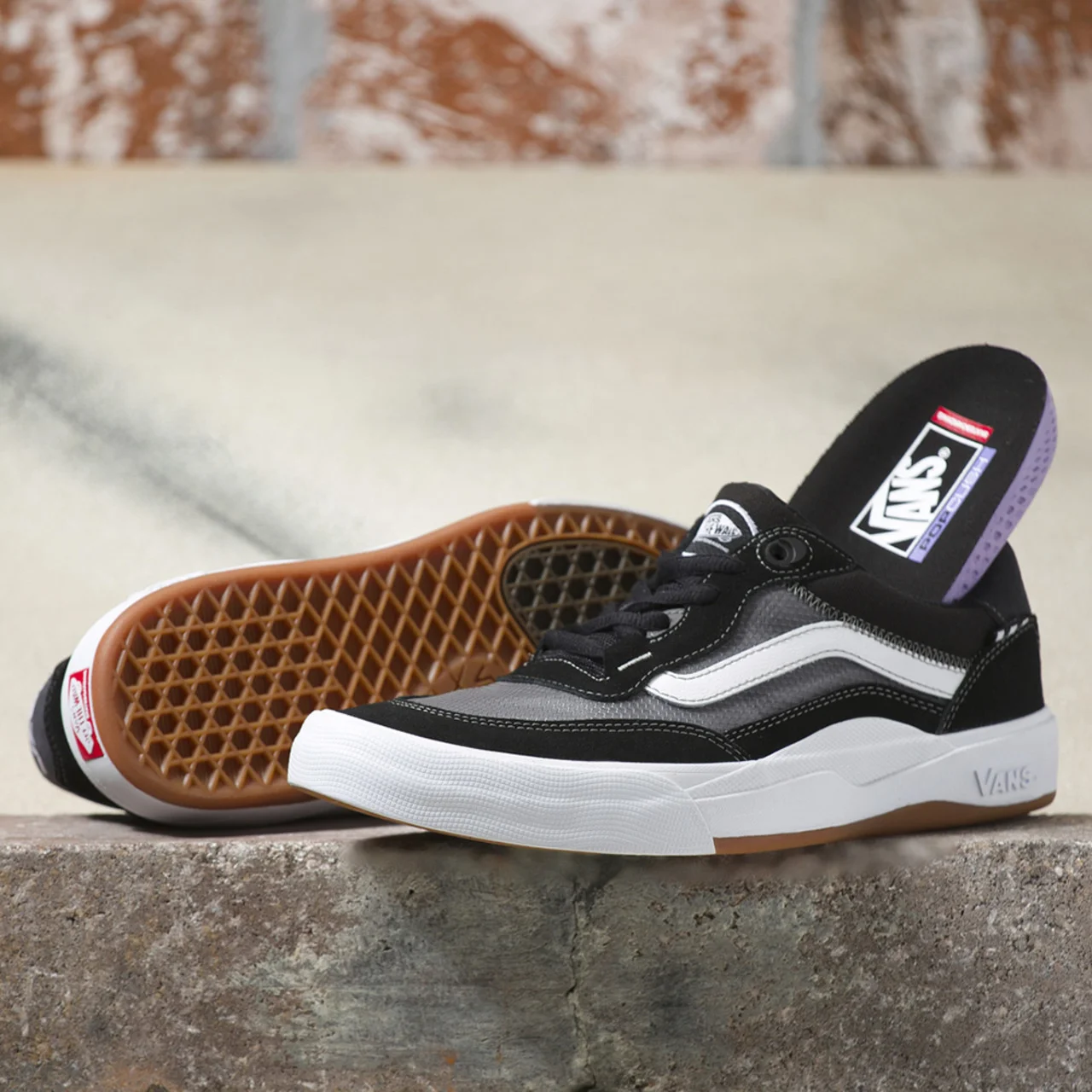 Tênis Vans Skate Wayvee Black White - So High Urban Shop