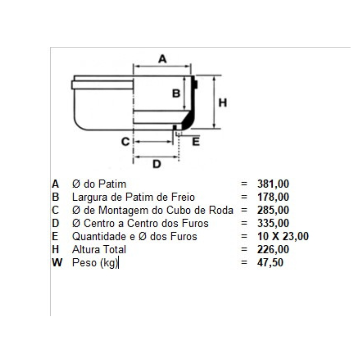 Tambor Dianteiro Iveco Eurogargo/cursor/tector Frum 3725r - TransFreios ...