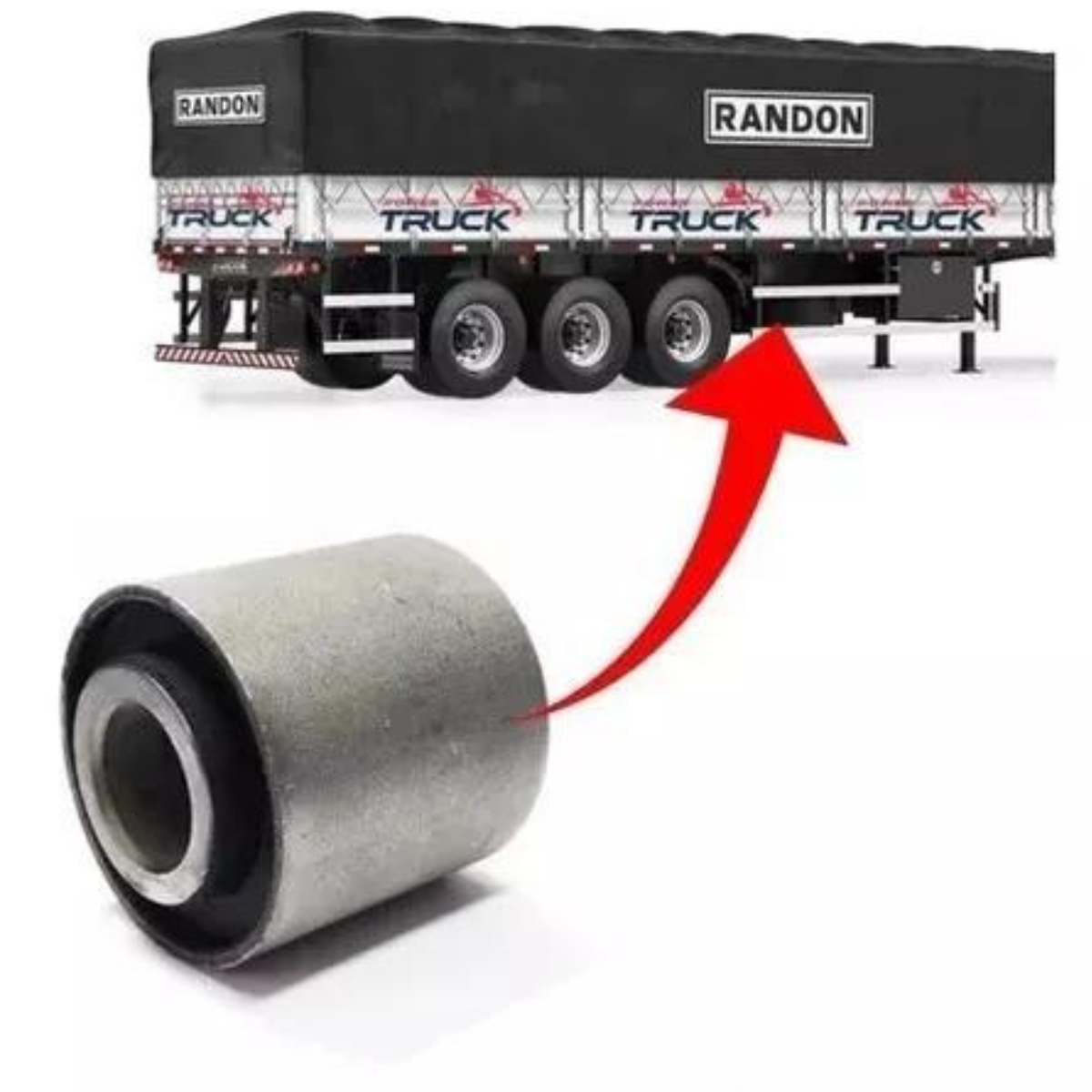 Bucha Tirante Carreta Randon 24x58x63 2000 3116 - TransFreios - tudo em ...