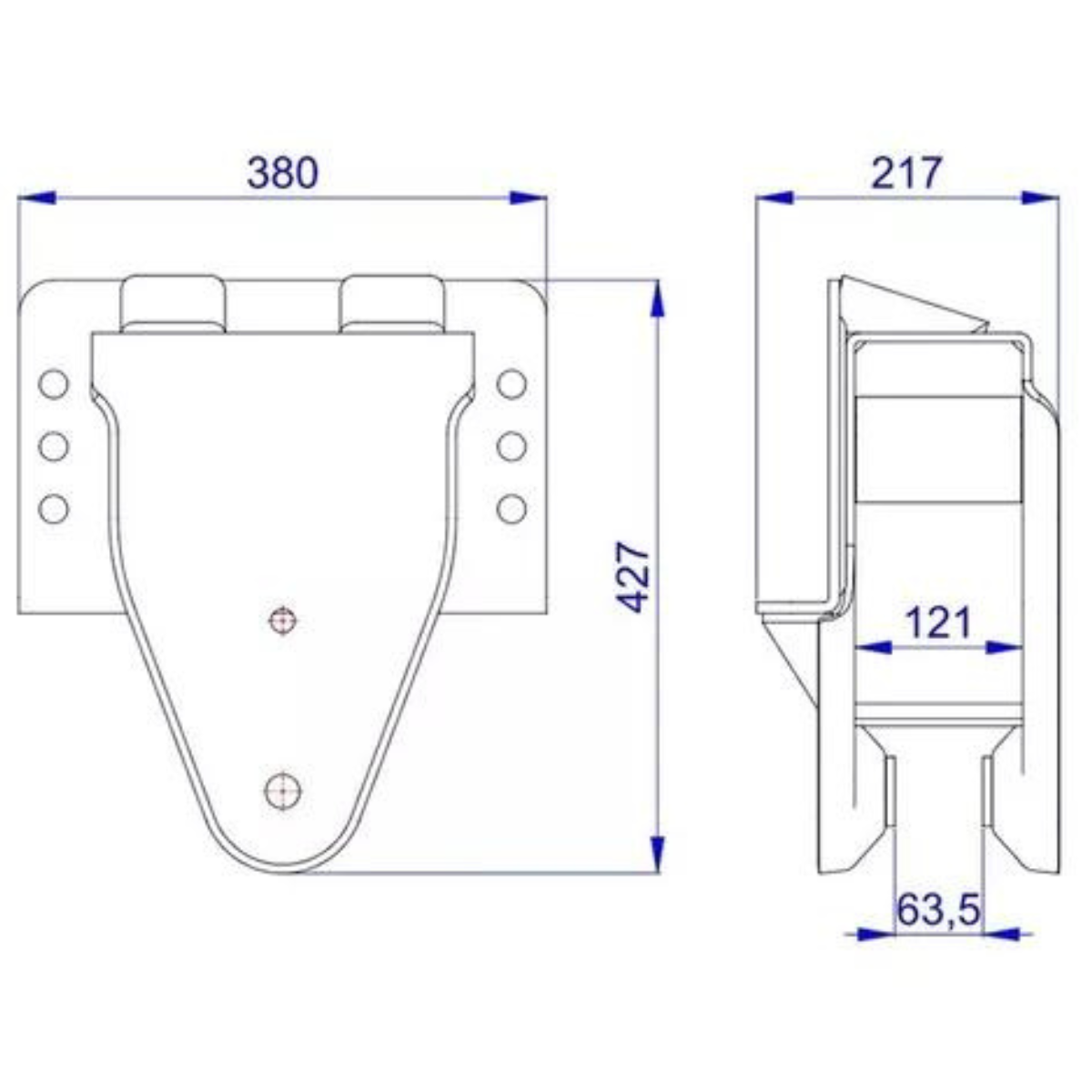 Suporte Dianteiro Esquerdo Truck Suspensys Vw Cargo - TransFreios ...