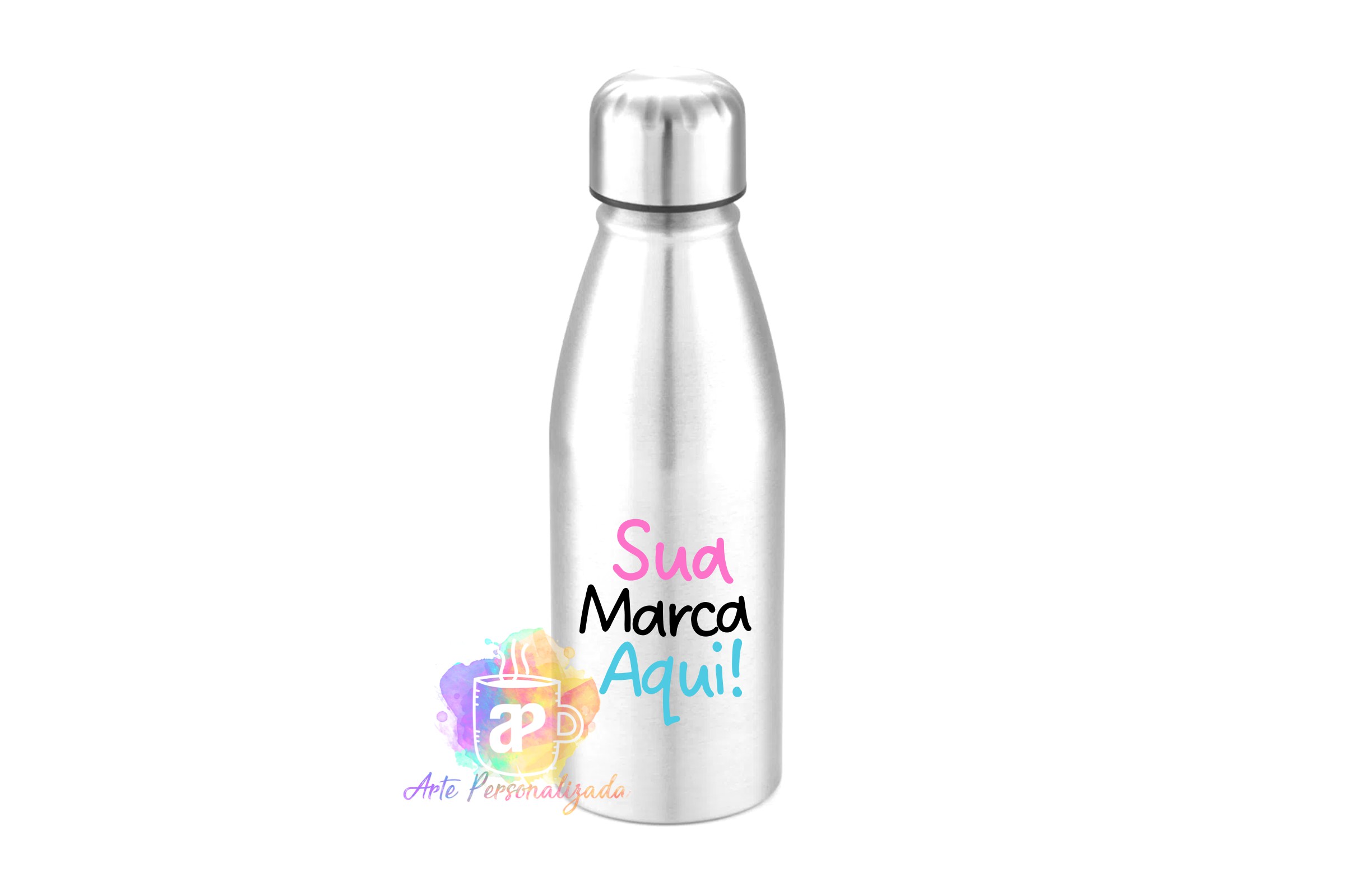 Garrafa Personalizada Alumínio 500ml - Brindes Corporativos | Arte ...