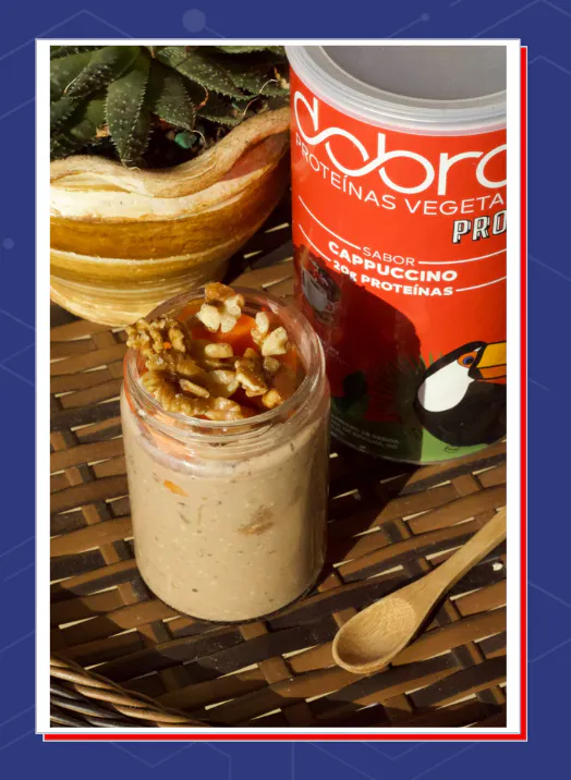 Proteína Vegana Cappuccino 450g DOBRO | Franco Sports - FrancoSports
