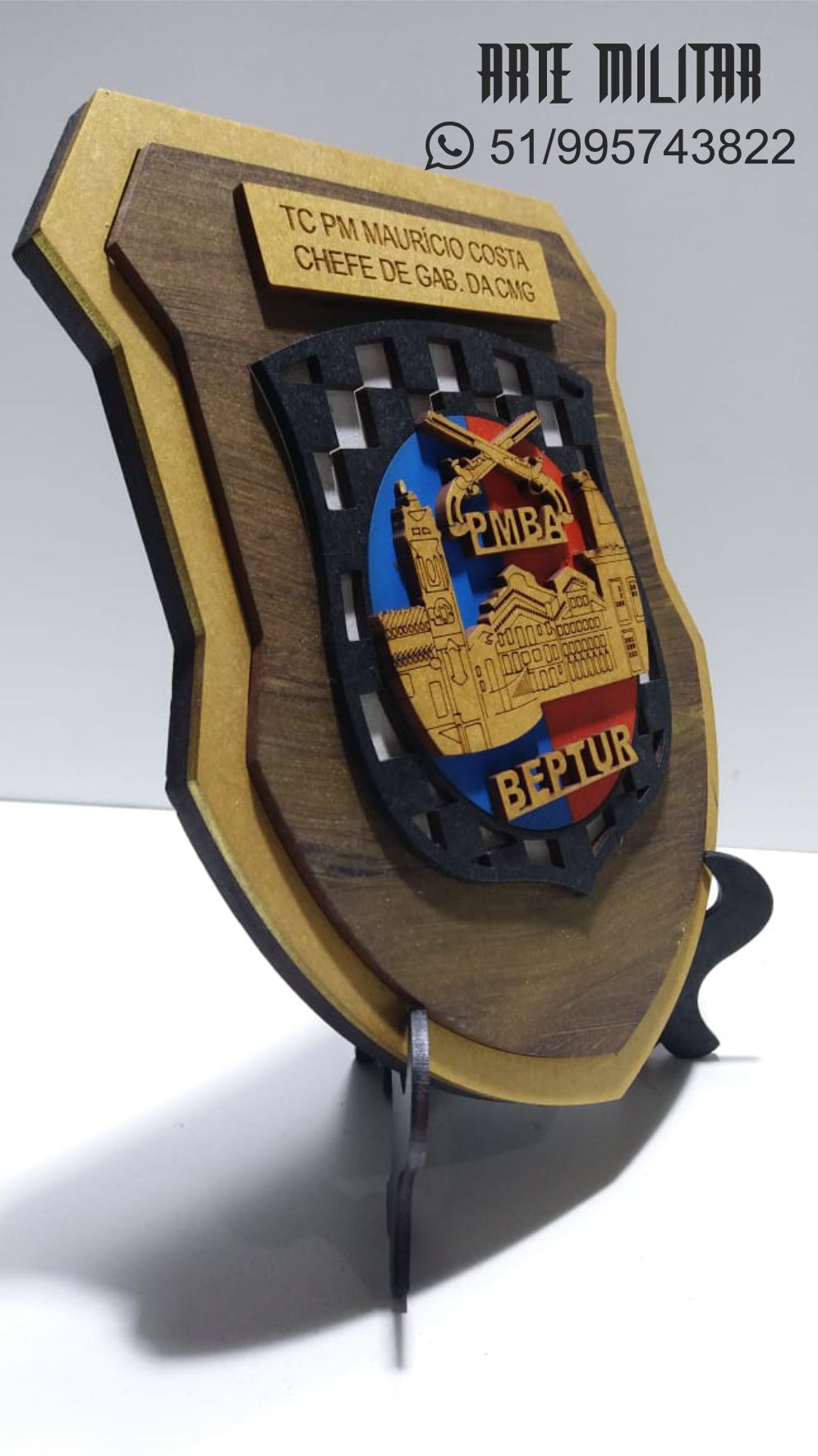 QUADRO BEPTUR PMBA - Arte Militar