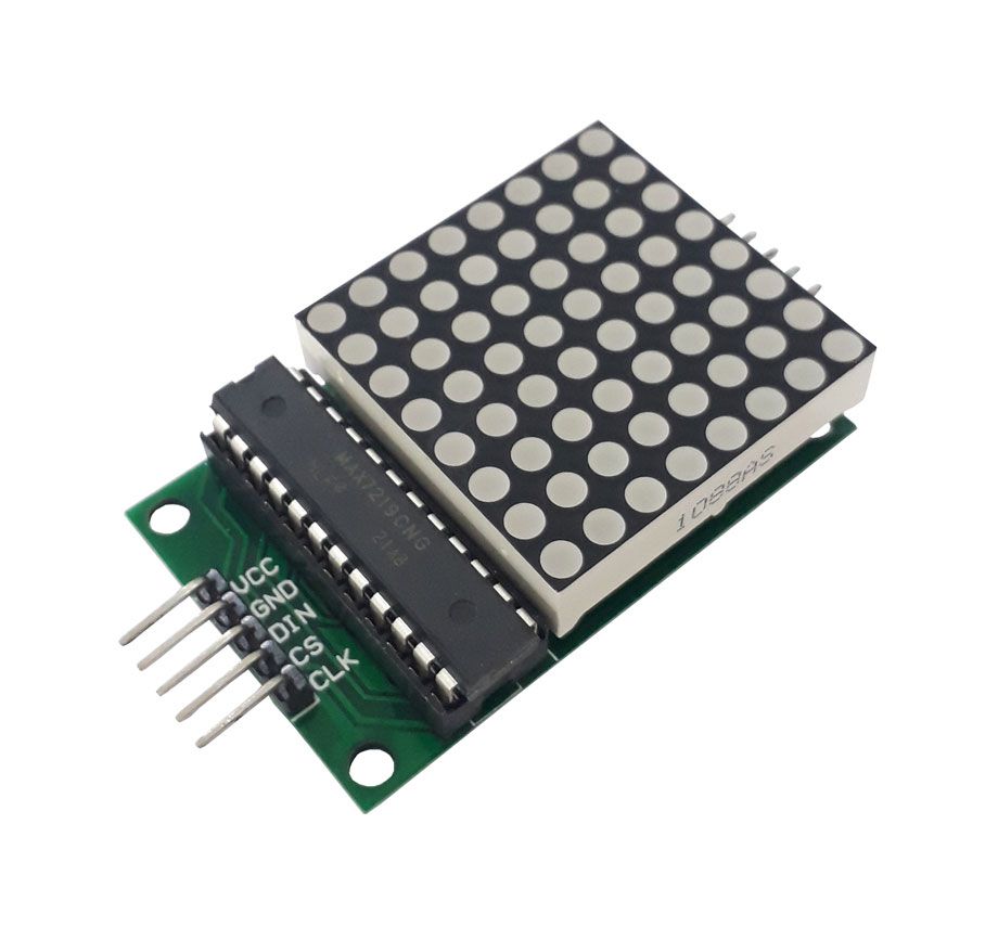 Modulo Matriz de Led 8x8 Com Max7219 - PISCALED | Arduino | Componentes ...