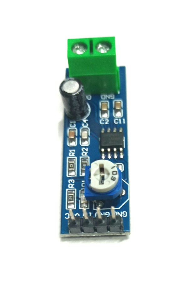 Módulo Amplificador De Áudio Lm386 5-12Volts Ajustável - PISCALED ...