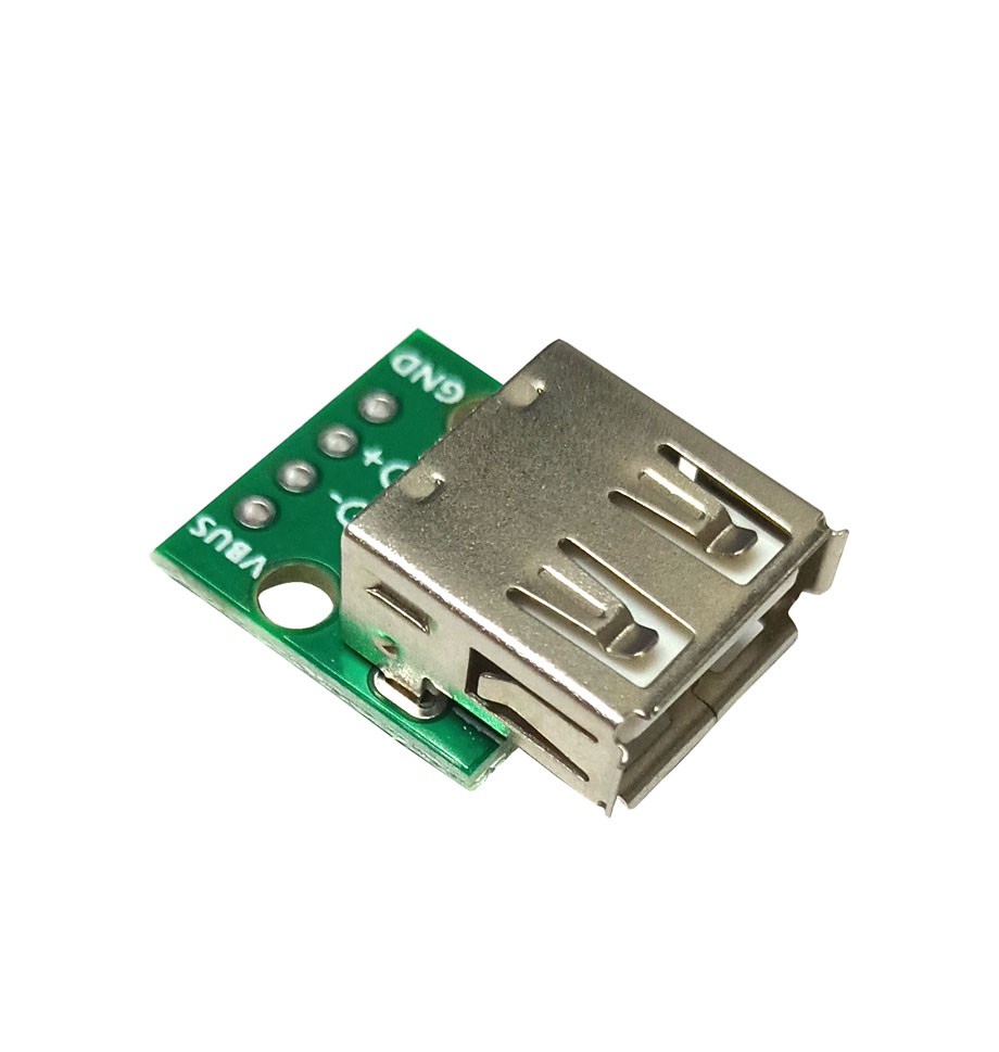 Módulo Adaptador Conector Usb Femea 2.0 Dip - PISCALED | Arduino ...