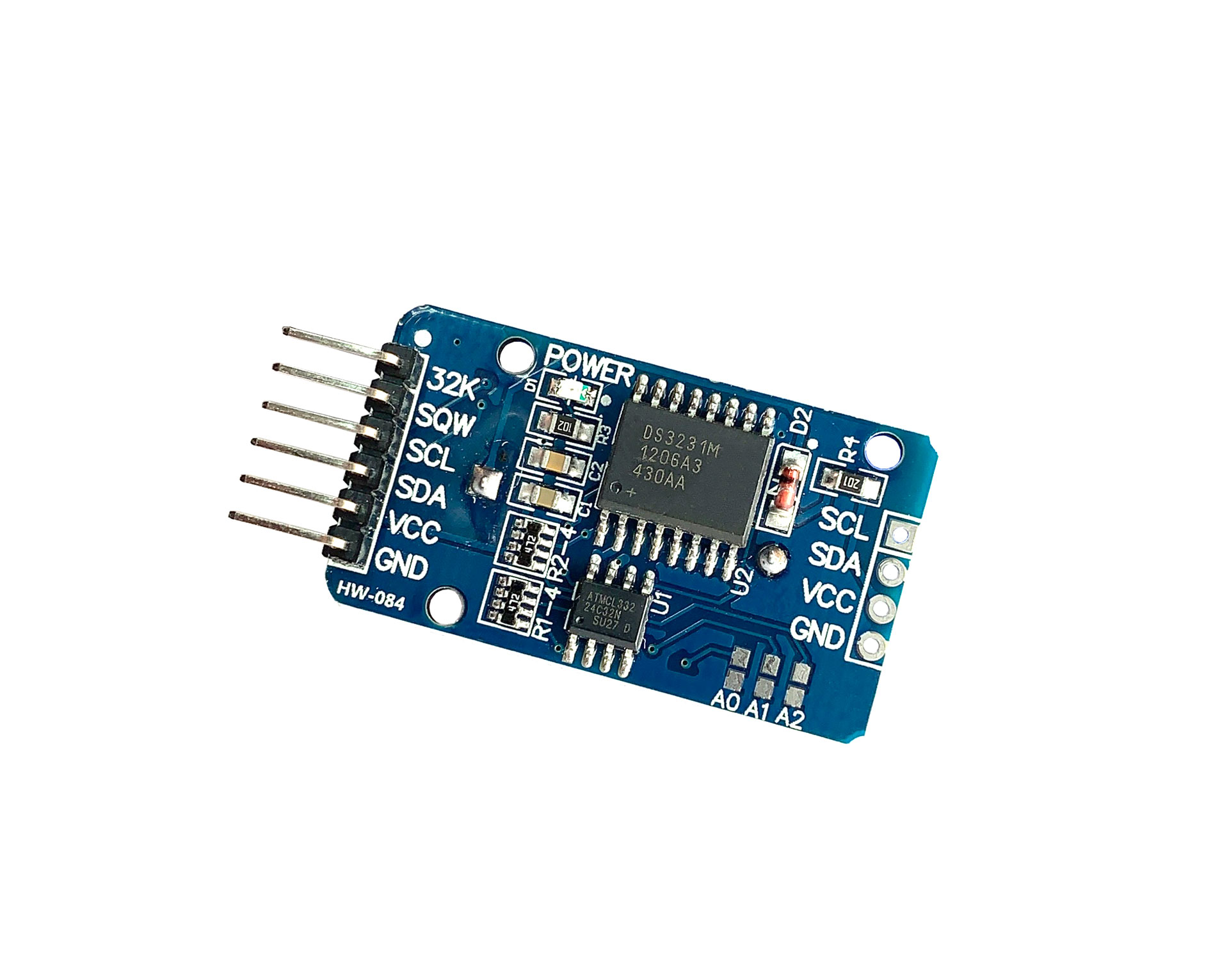 Módulo Relógio RTC DS3231 com Bateria - PISCALED | Arduino ...