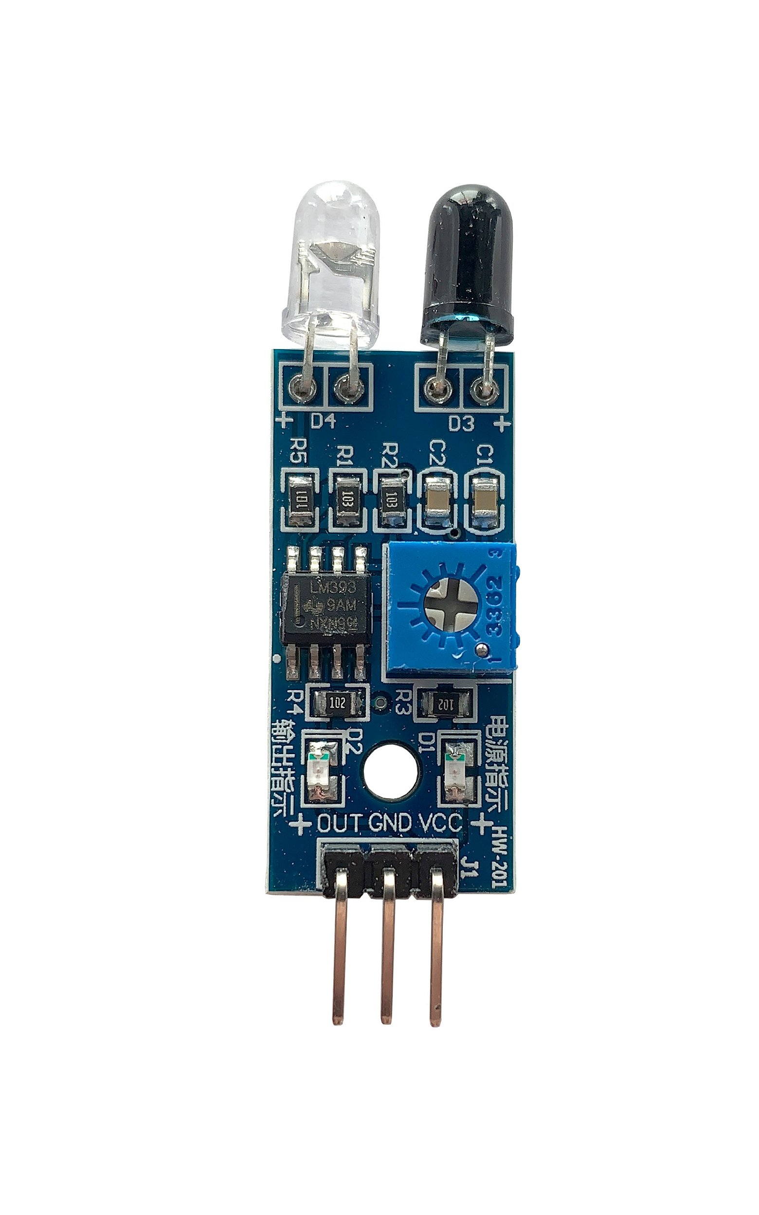 Sensor Obstáculo Reflexivo Infravermelho - PISCALED | Arduino ...