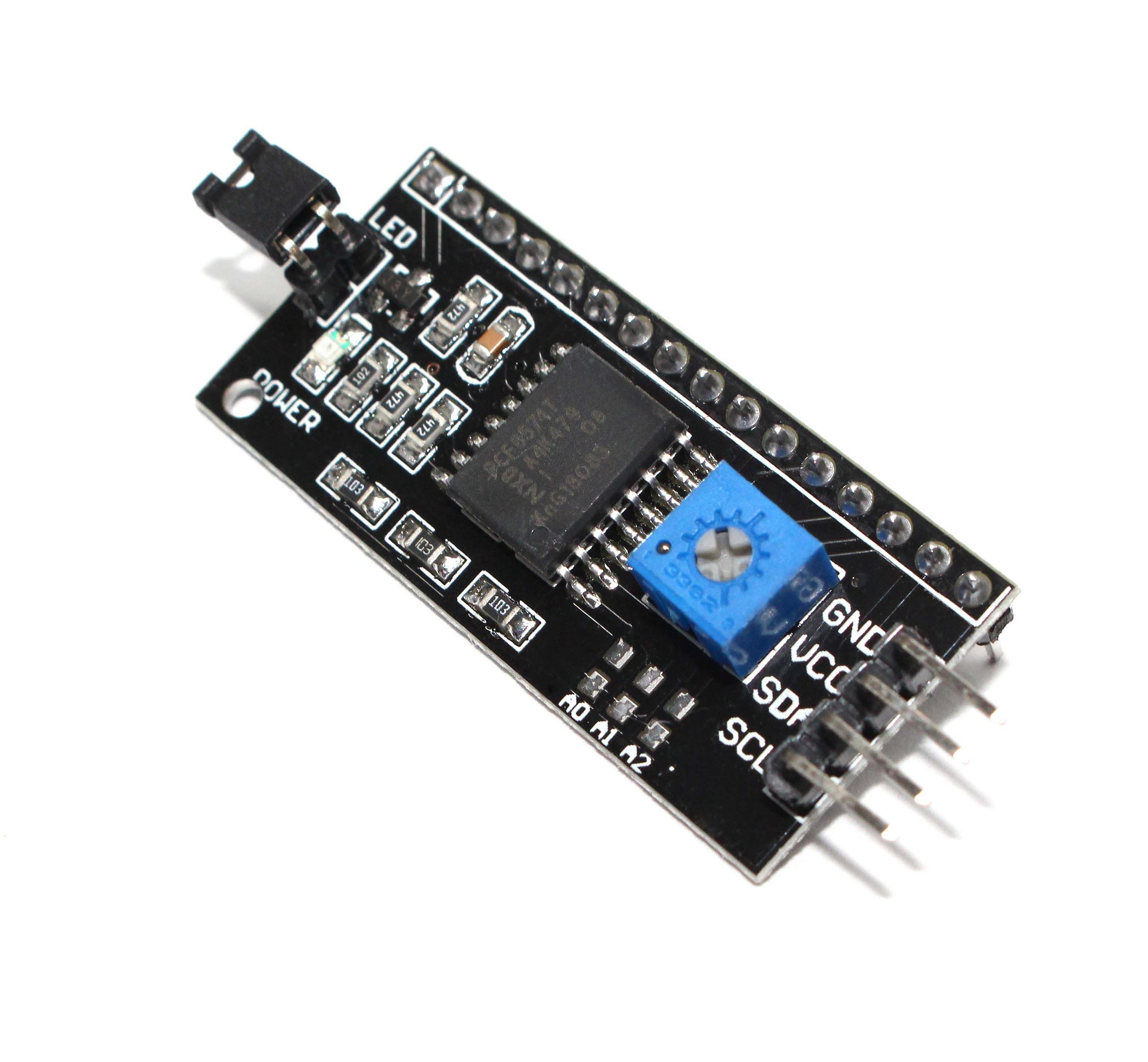 Interface Serial I2C Display Lcd 16x2 e 20x4 - PISCALED | Arduino ...