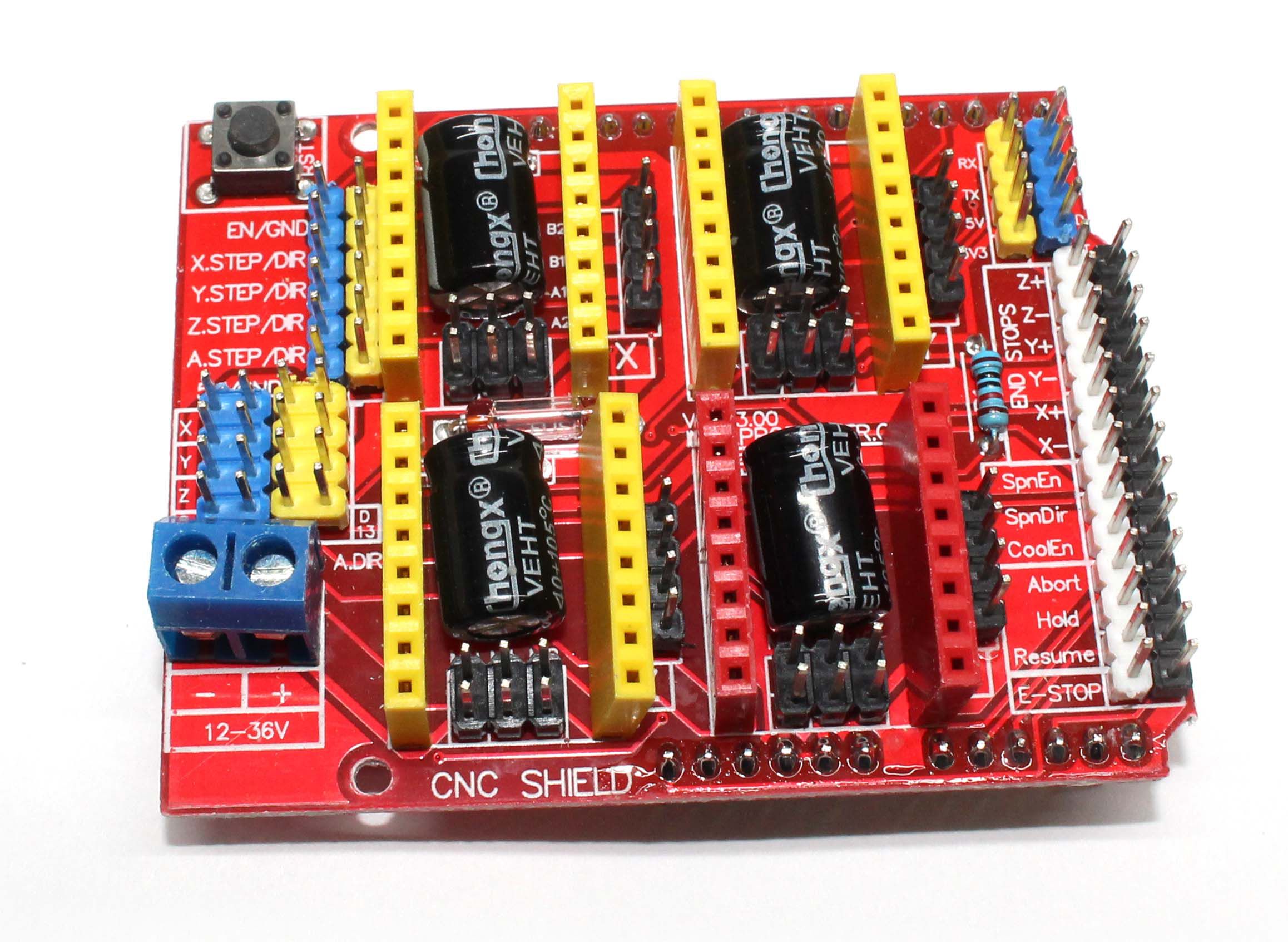 CNC Shield V3 Para Arduino Uno e Arduino Mega - Até 4 Drivers de Motor ...
