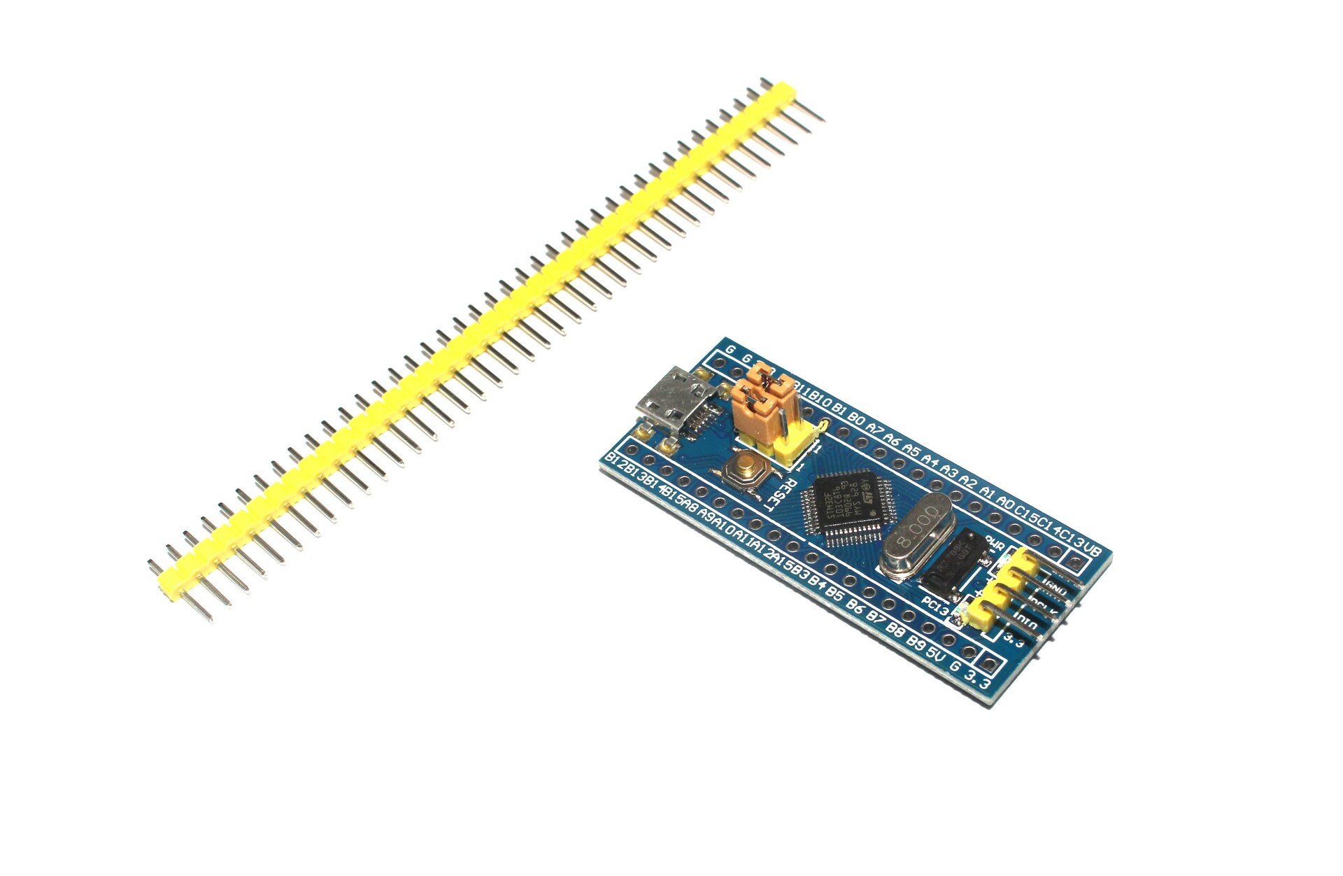 Módulo De Desenvolvimento Stm Stm32f103c8t6 Arm Cortex M3 Piscaled Arduino Componentes