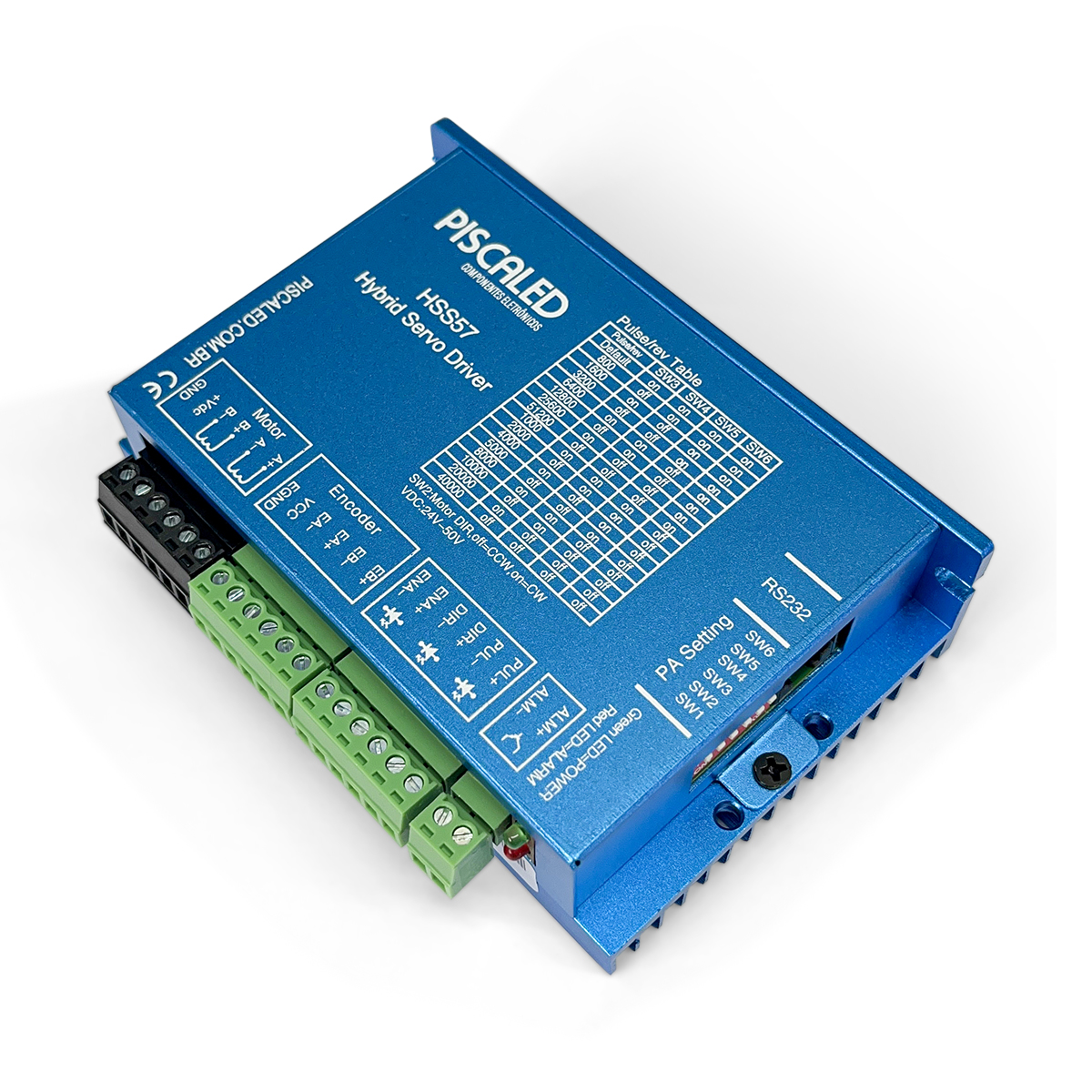 Kit Easy Servo Motor de Passo Nema 23 20Kgf.cm Encoder + cabo + Driver ...