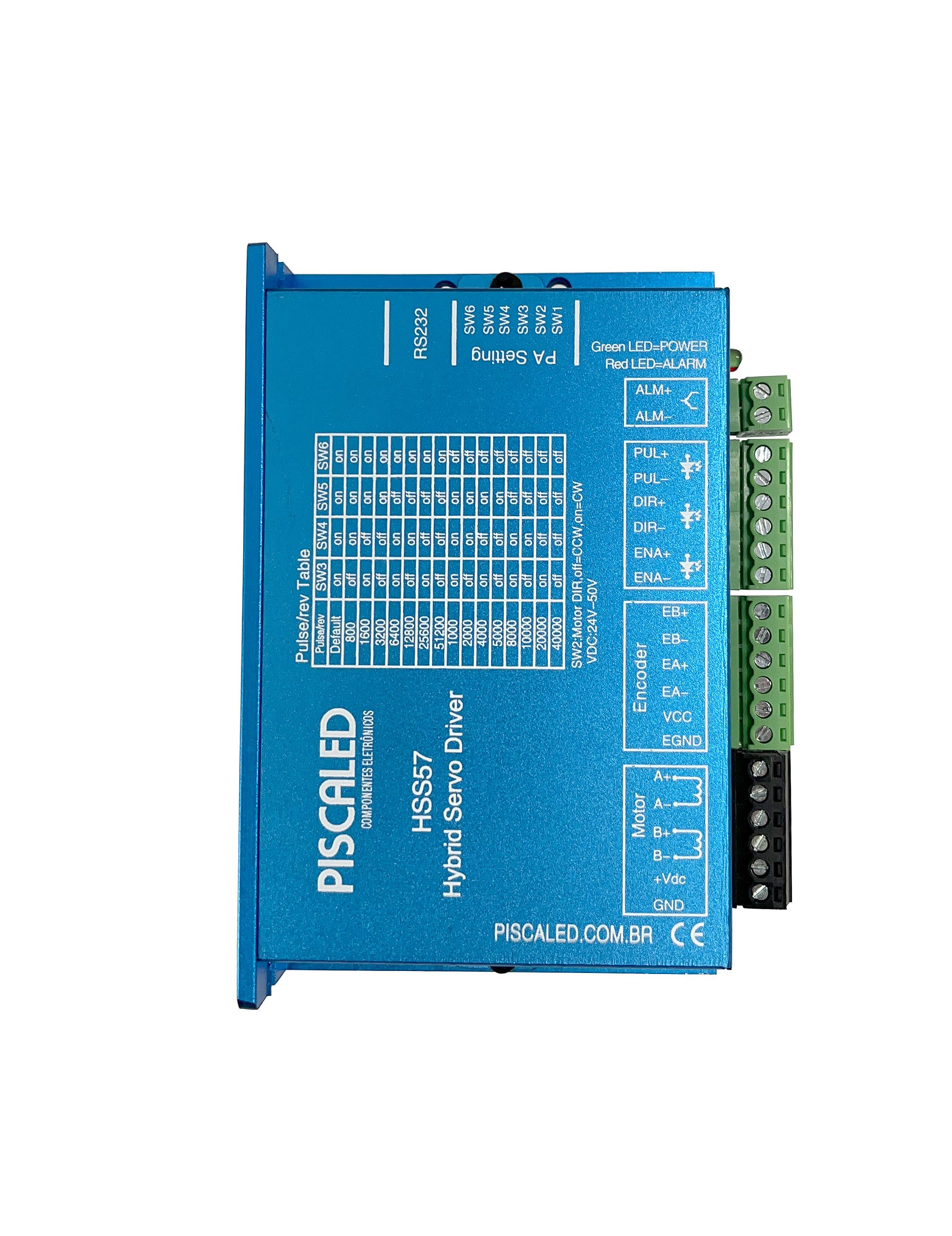 Kit Easy Servo Motor de Passo Nema 23 20Kgf.cm Encoder + cabo + Driver ...