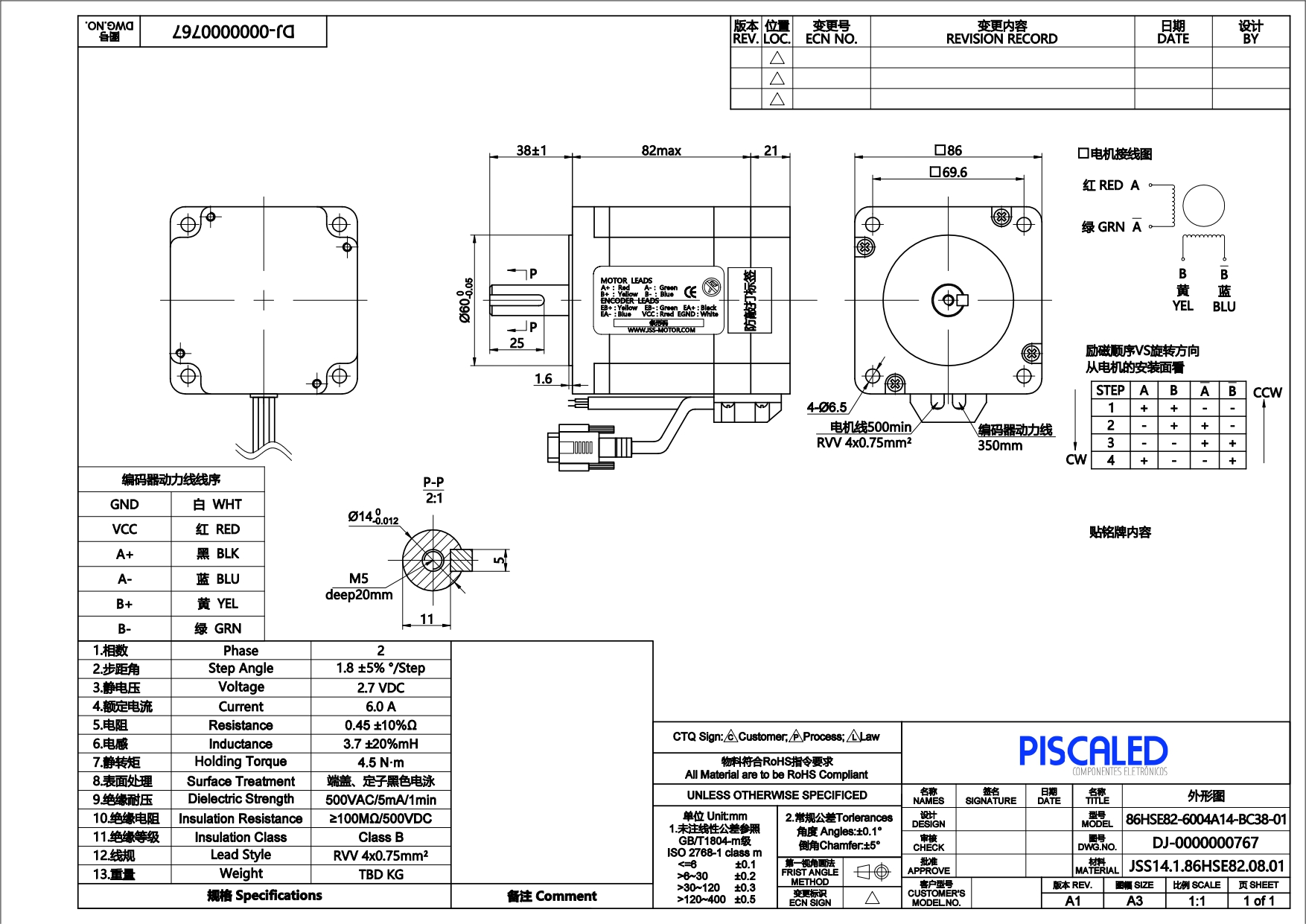 Kit Easy Servo Motor de Passo Nema 34 45Kgf.cm Encoder + cabo + Driver ...