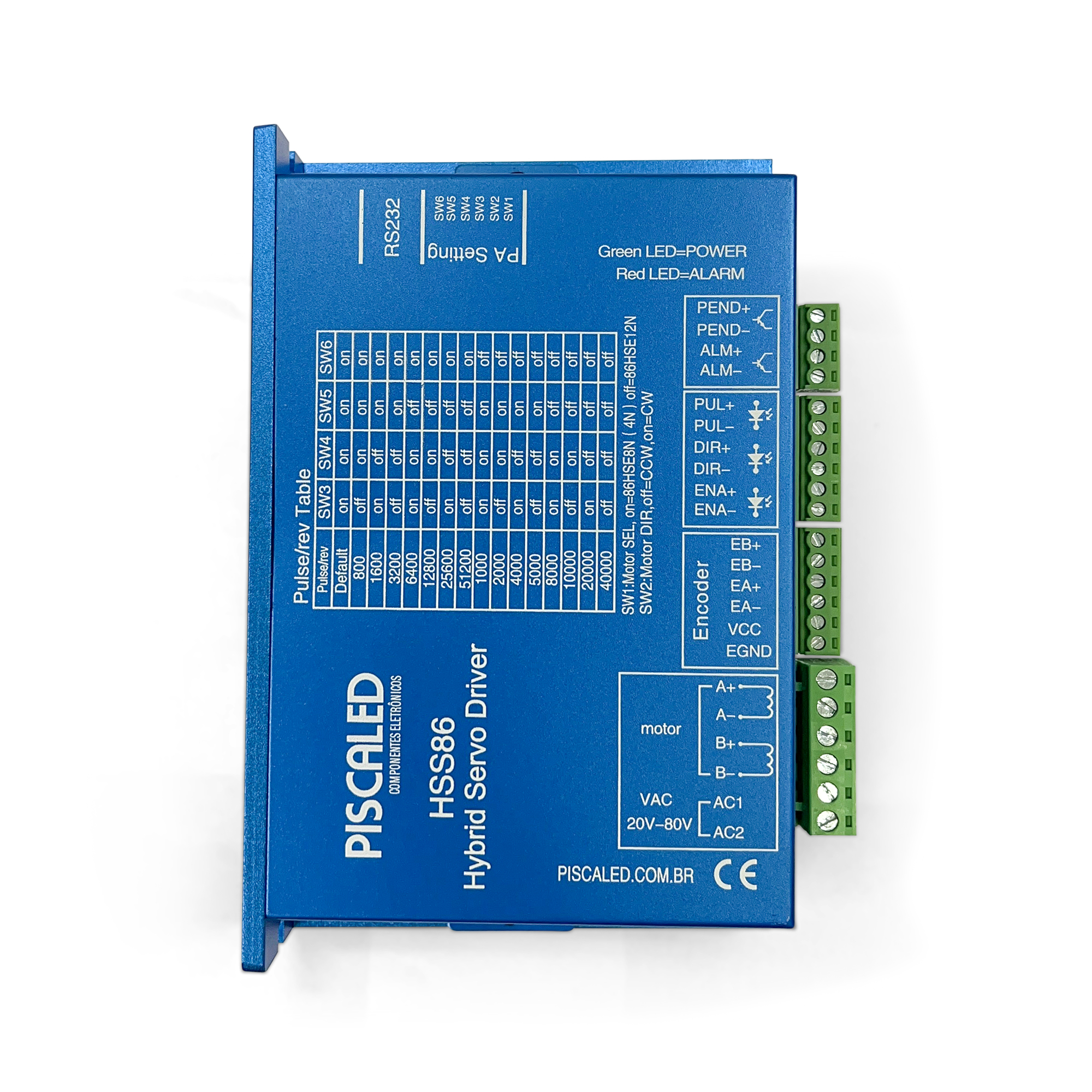 Kit Easy Servo Motor de Passo Nema 34 120Kgf.cm Encoder + cabo + Driver ...