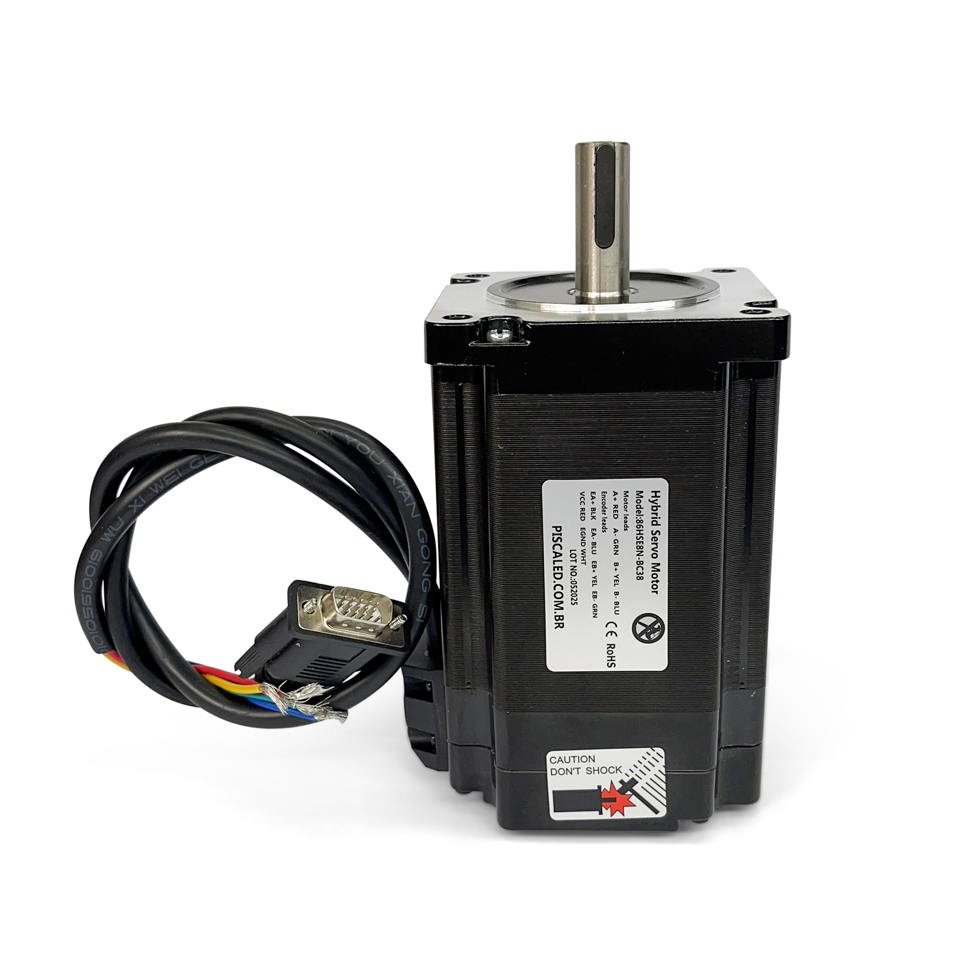 Kit Easy Servo Motor de Passo Nema 34 85Kgf.cm Encoder + cabo + Driver ...