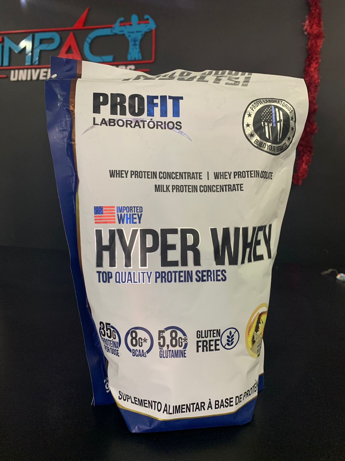 HYPER WHEY 900G - PROFIT - IMPACT UNIVERSO FITNESS