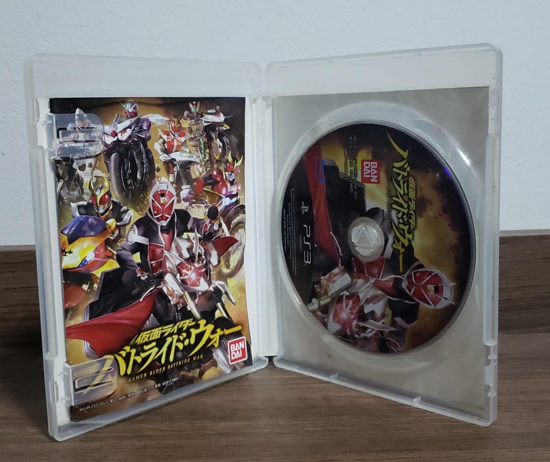 JOGO KAMEN RIDER BATTRIDE WAR JP PS3 - BLACK BALL GAMES RETRÔ