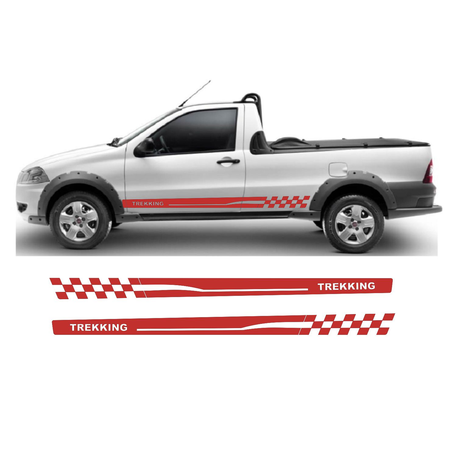 Adesivo Para Fiat Strada Trekking Q Faixa Lateral Fita Tuning - X11Auto ...