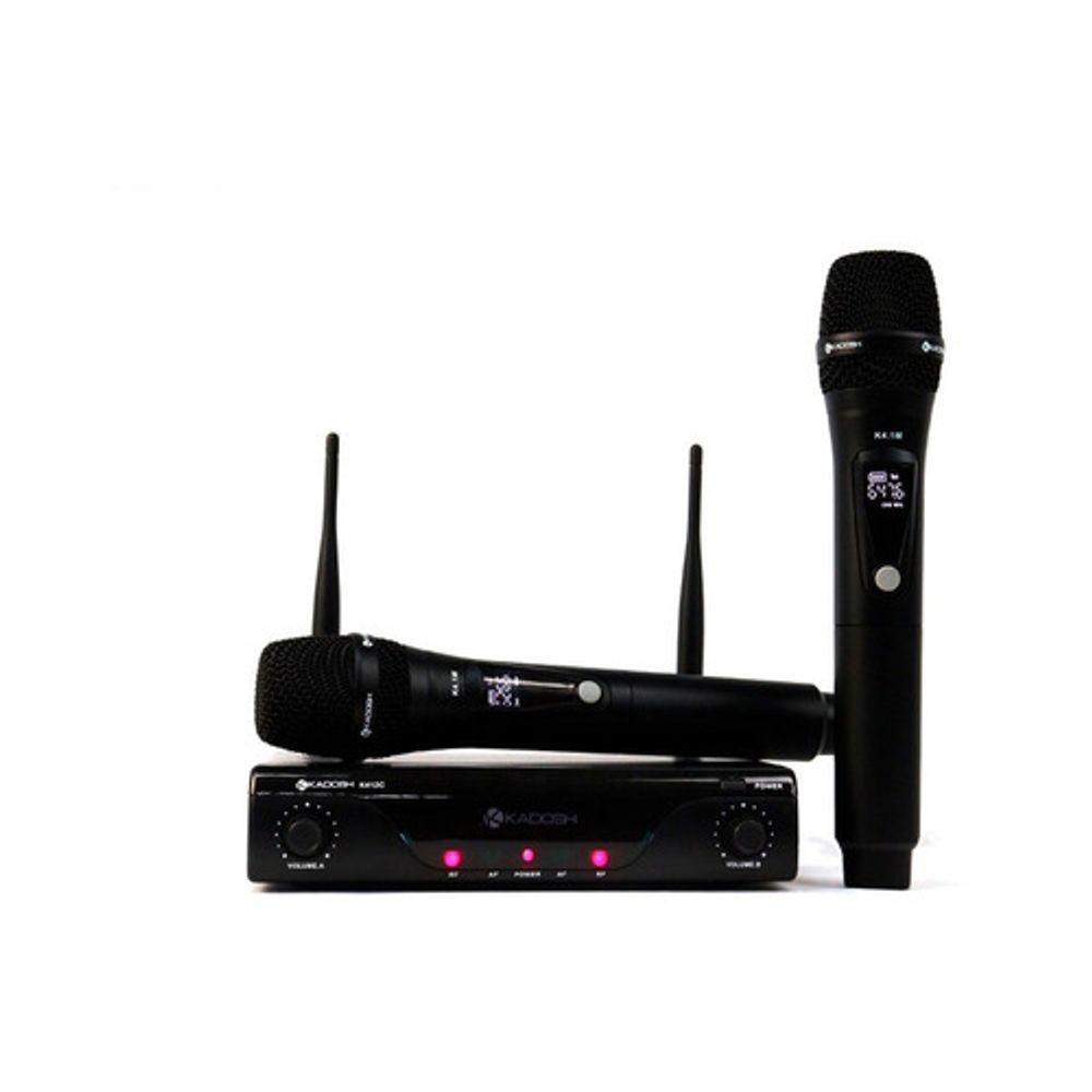MICROFONE SEM FIO KADOSH K412M DUPLO DE MÃO RECARREGAVEL UHF - OPSOM | Áudio Profissional | +35 ...