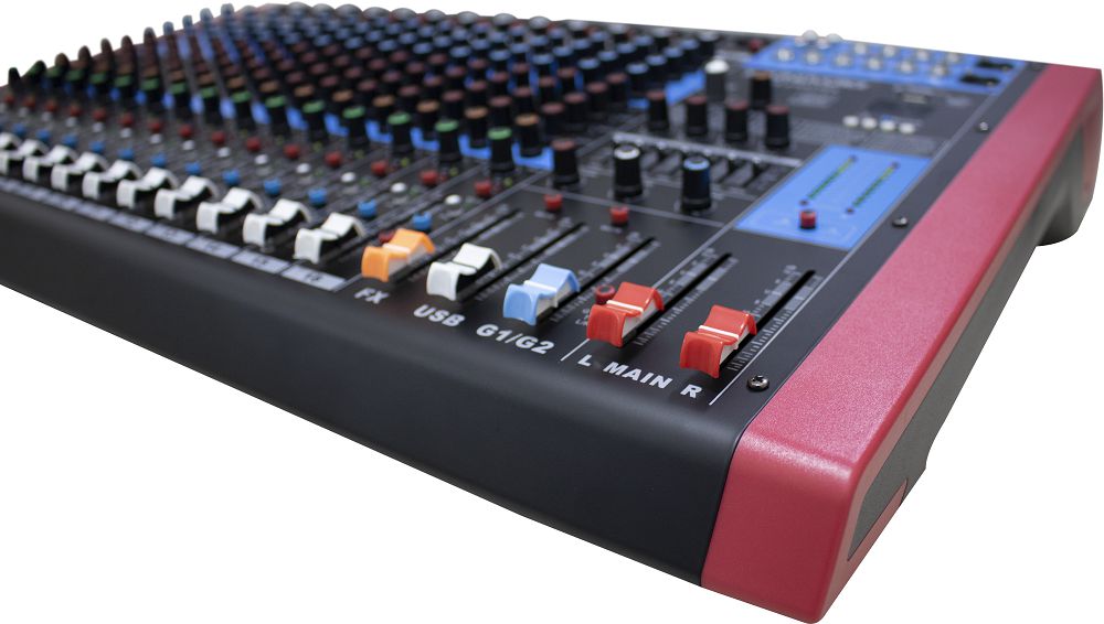 MESA DE SOM 16 CANAIS SOUNDVOICE MS16.4 SAFIRA - OPSOM | Áudio Profissional | +35 Anos.