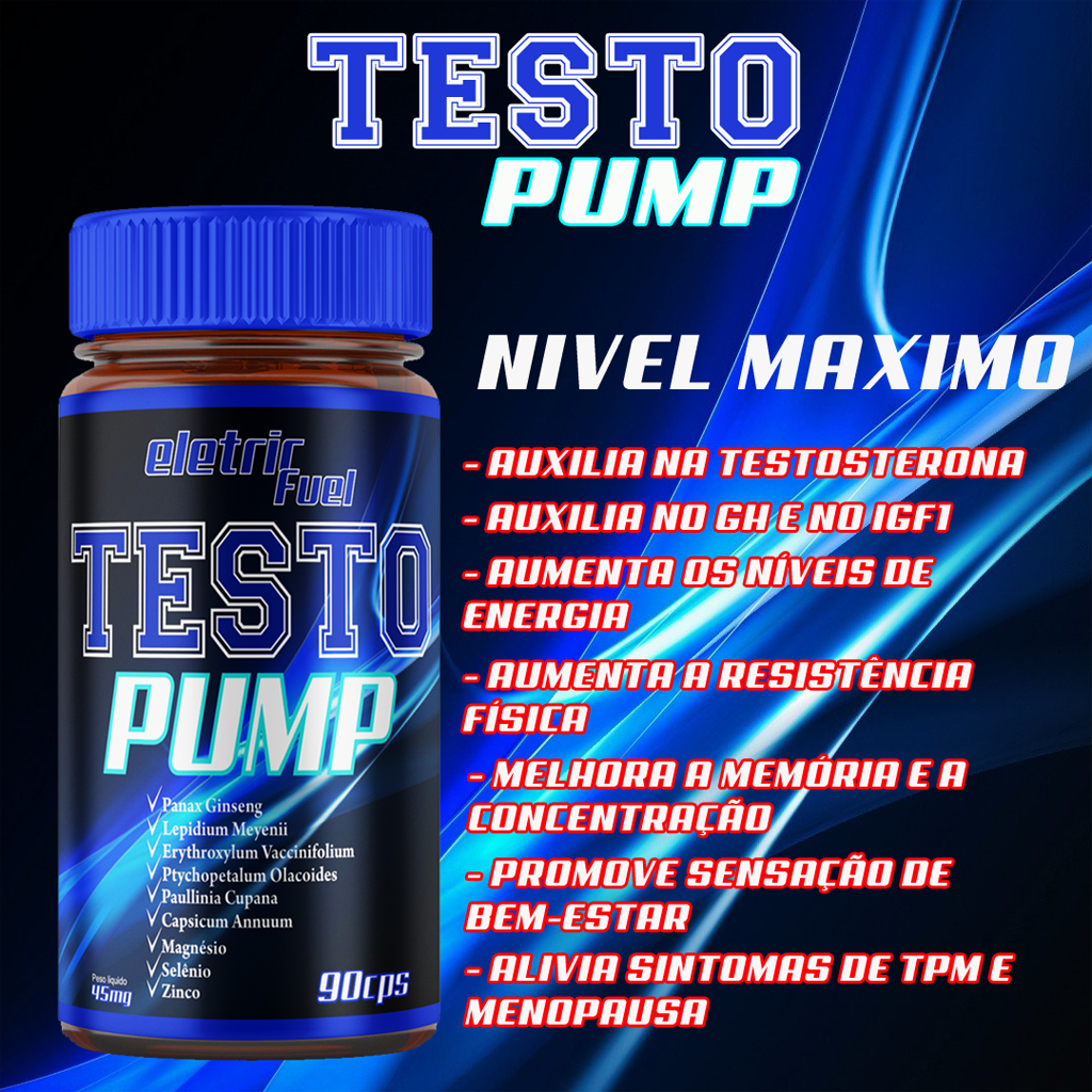 Combo Testo Pump + Top Gun - Eletric Fuel | Origem Ox - Origem Ox