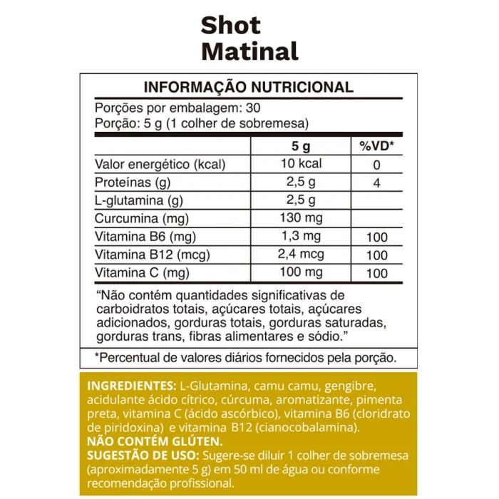 Shot Matinal - 150g - Ocean Drop - Origem Ox