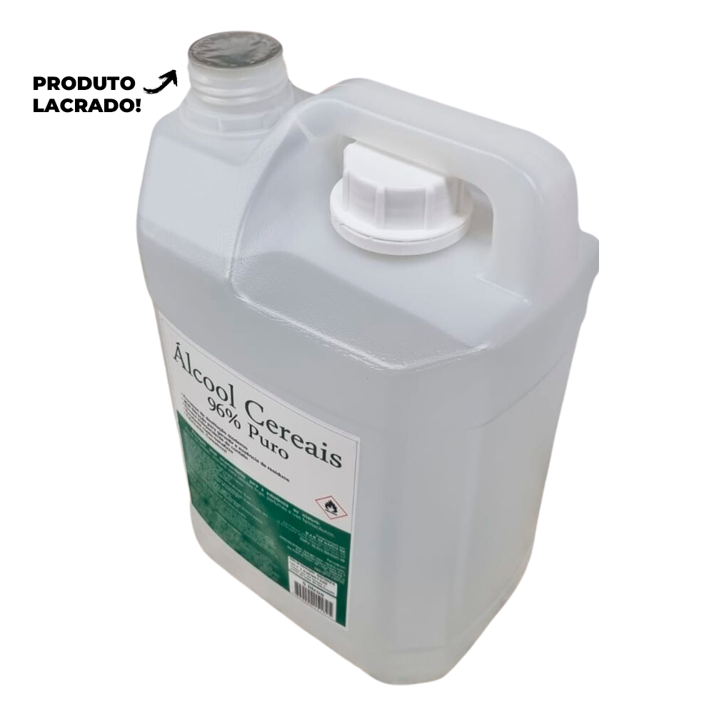 Alcool Cereais 96% 5 Litros - Alecrim Essenciaria