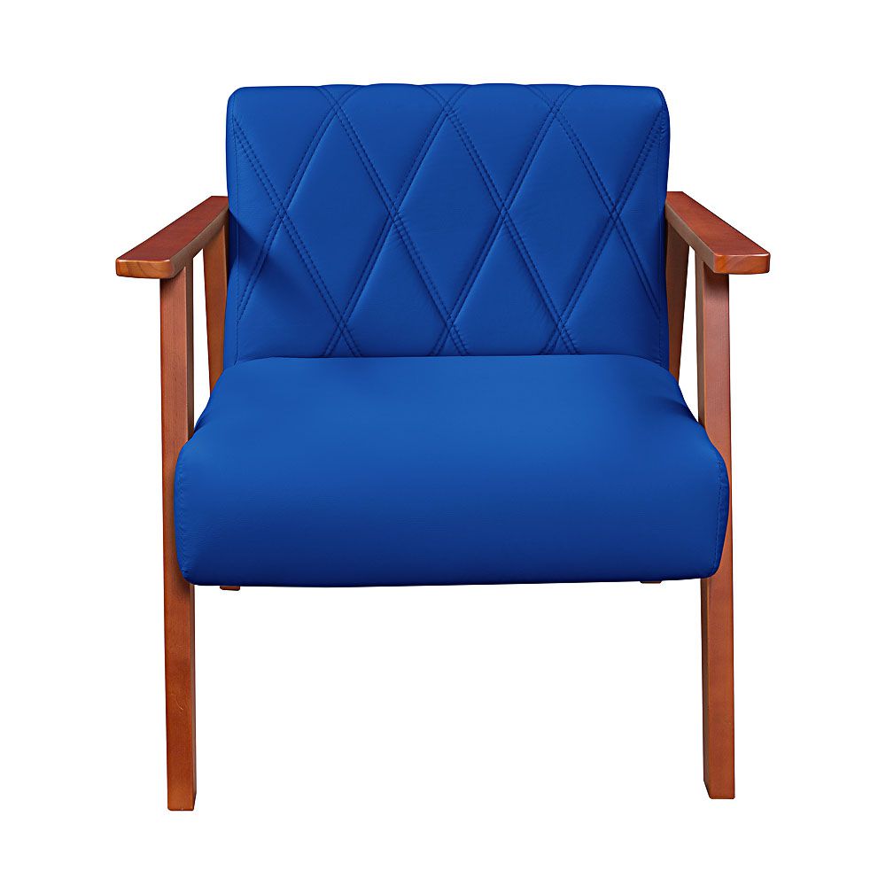 Poltrona Azul Marinho Courino - Madri - Zargo