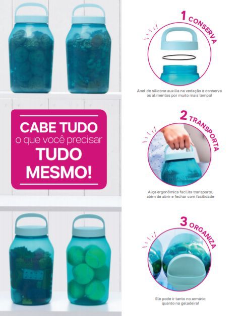 Jarra Universal Tupperware - Produtos Originais Tupperware®
