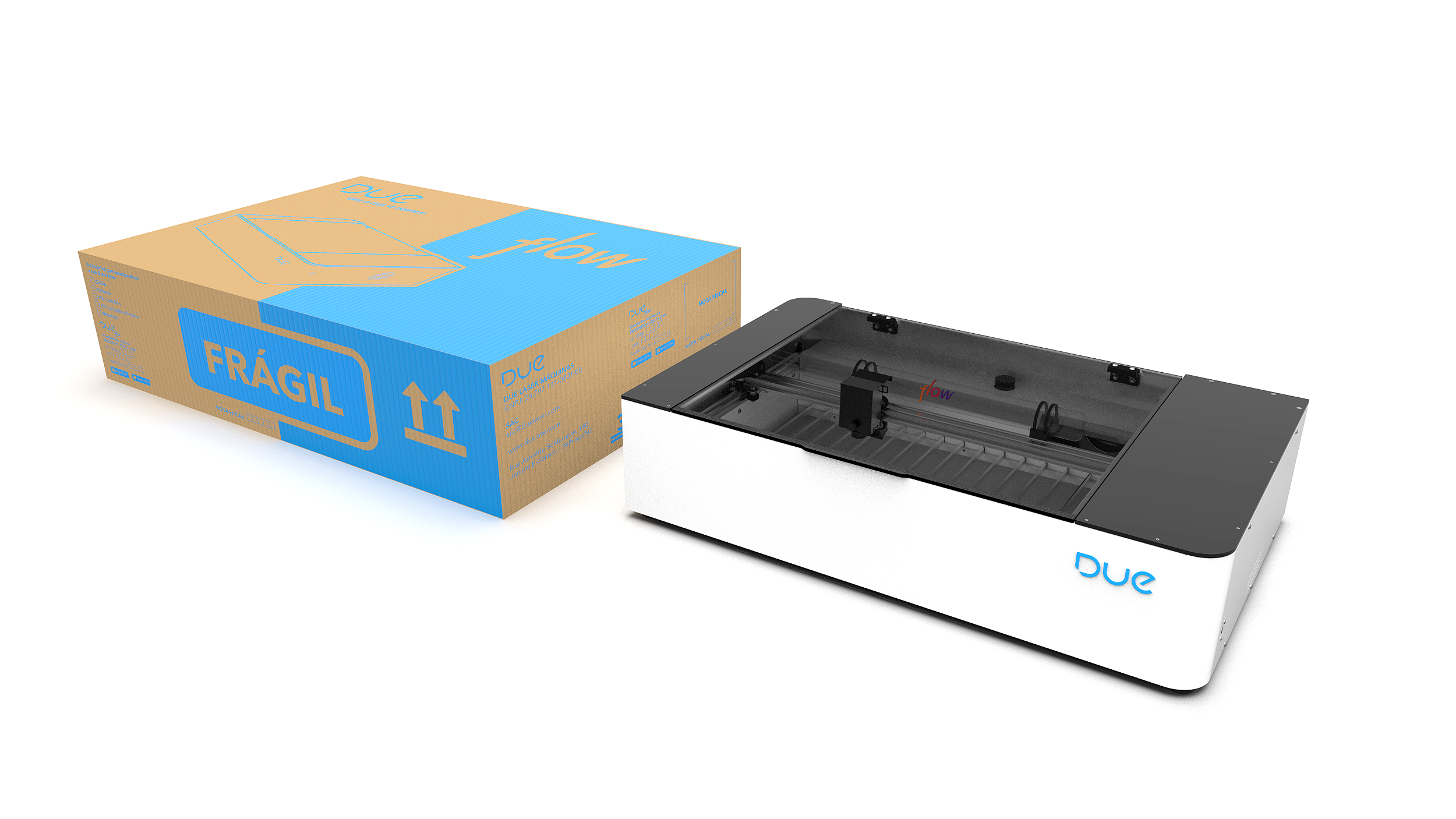 Maquina de Corte e marcação a laser - Due Laser