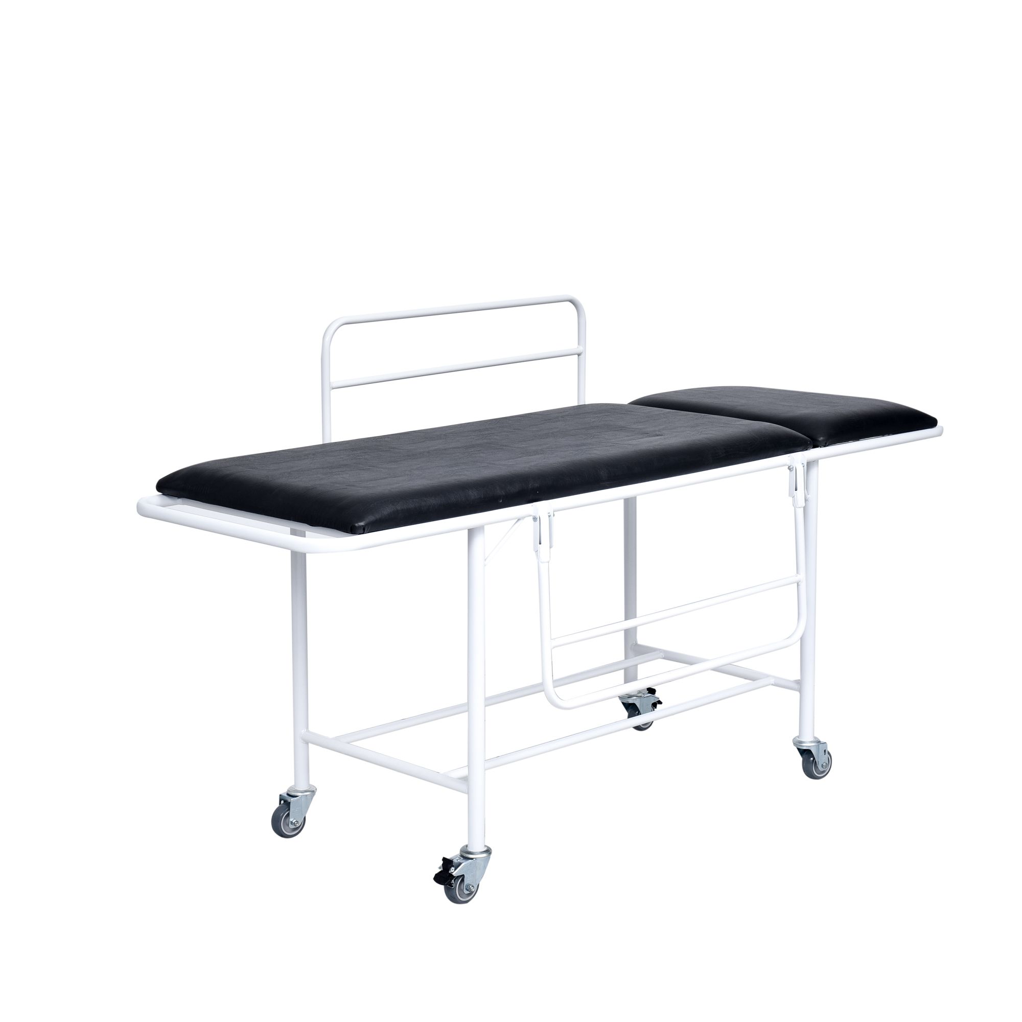 Carro Padiola Epoxi Com Leito Fixo Estofado Com Grades - Salutem ...