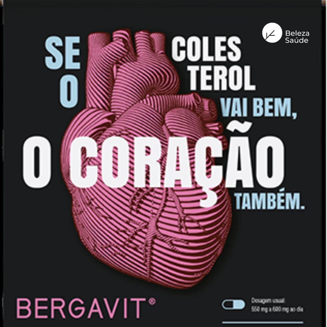 Bergavit 300mg : Colesterol, Gordura Artérias 60 Cápsulas - Beleza ...