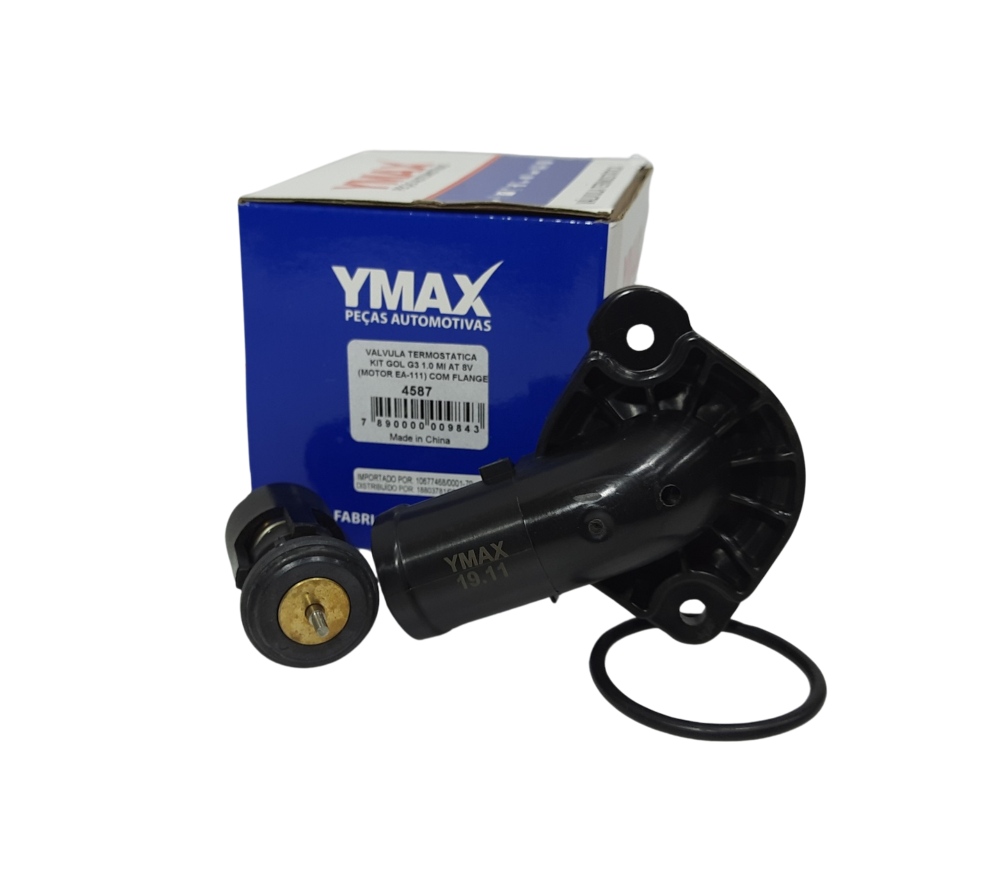 VALVULA TERMOSTATICA COM FLANGE GOL KOMBI 4587 032121110C YMAX - Ms Peças.