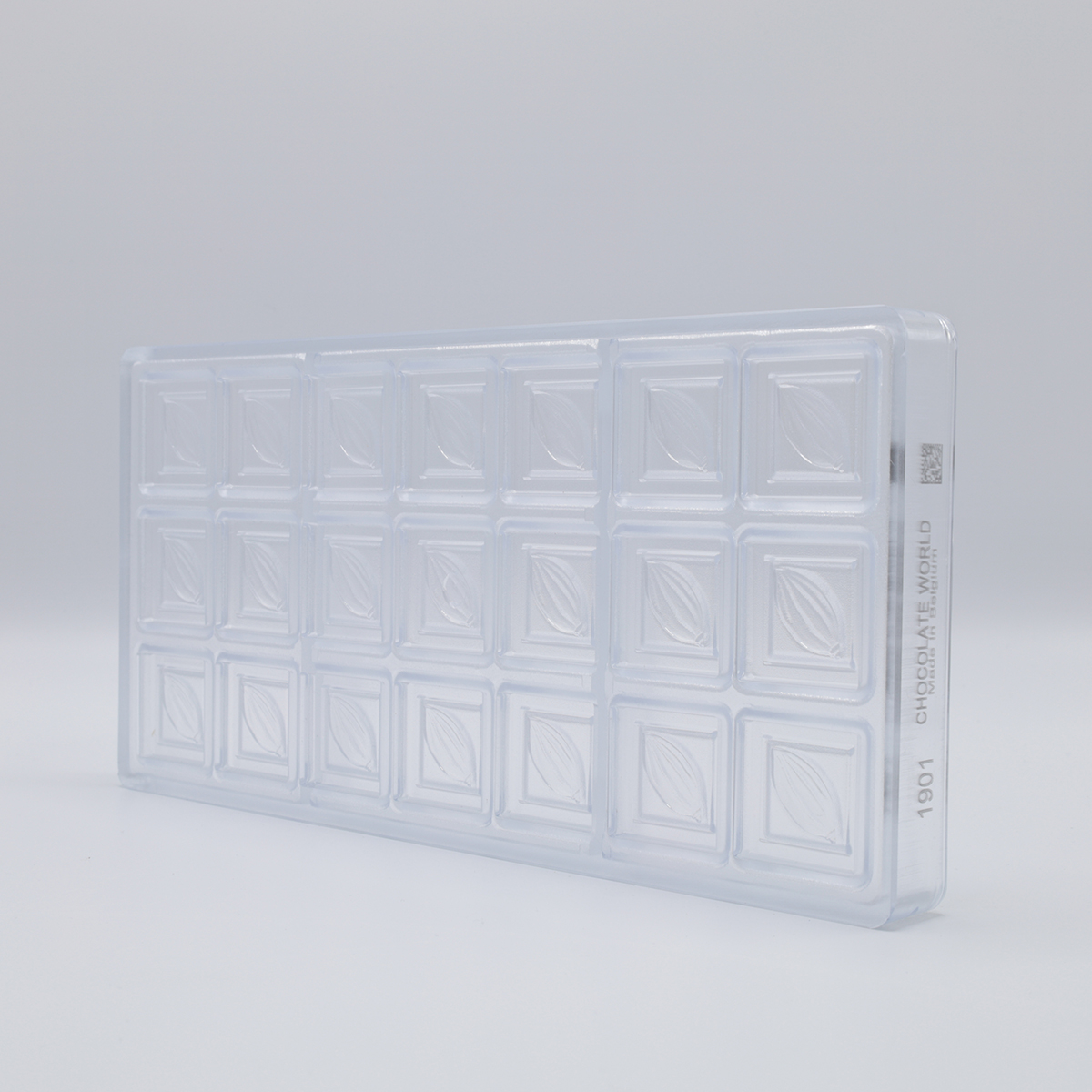CW1901 - Fôrma de policarbonato para chocolate modelo quadradinho com ...