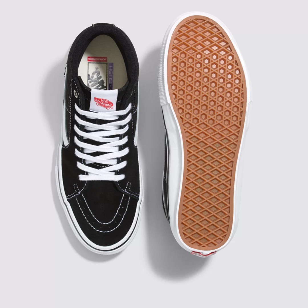 Tênis Vans skate Sk8-Hi Black White - Bamboo Shop Original Style