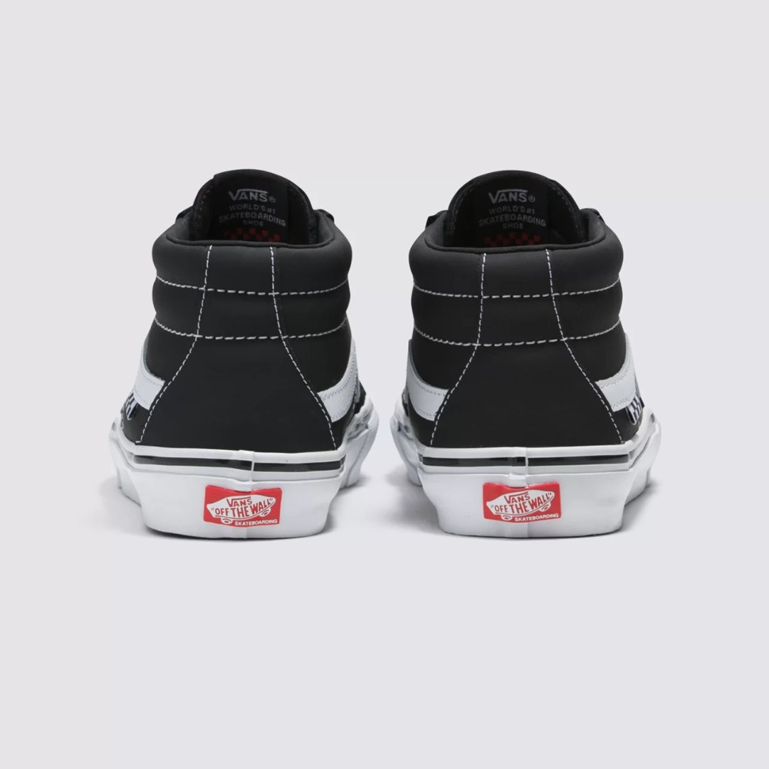 Tênis Vans Skate Grosso Mid Black White EMO - Bamboo Shop Original Style