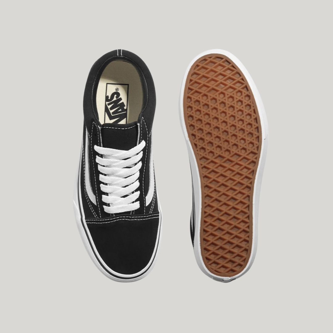 Tênis Vans Old Skool Tradicional Black White - Bamboo Shop Original Style