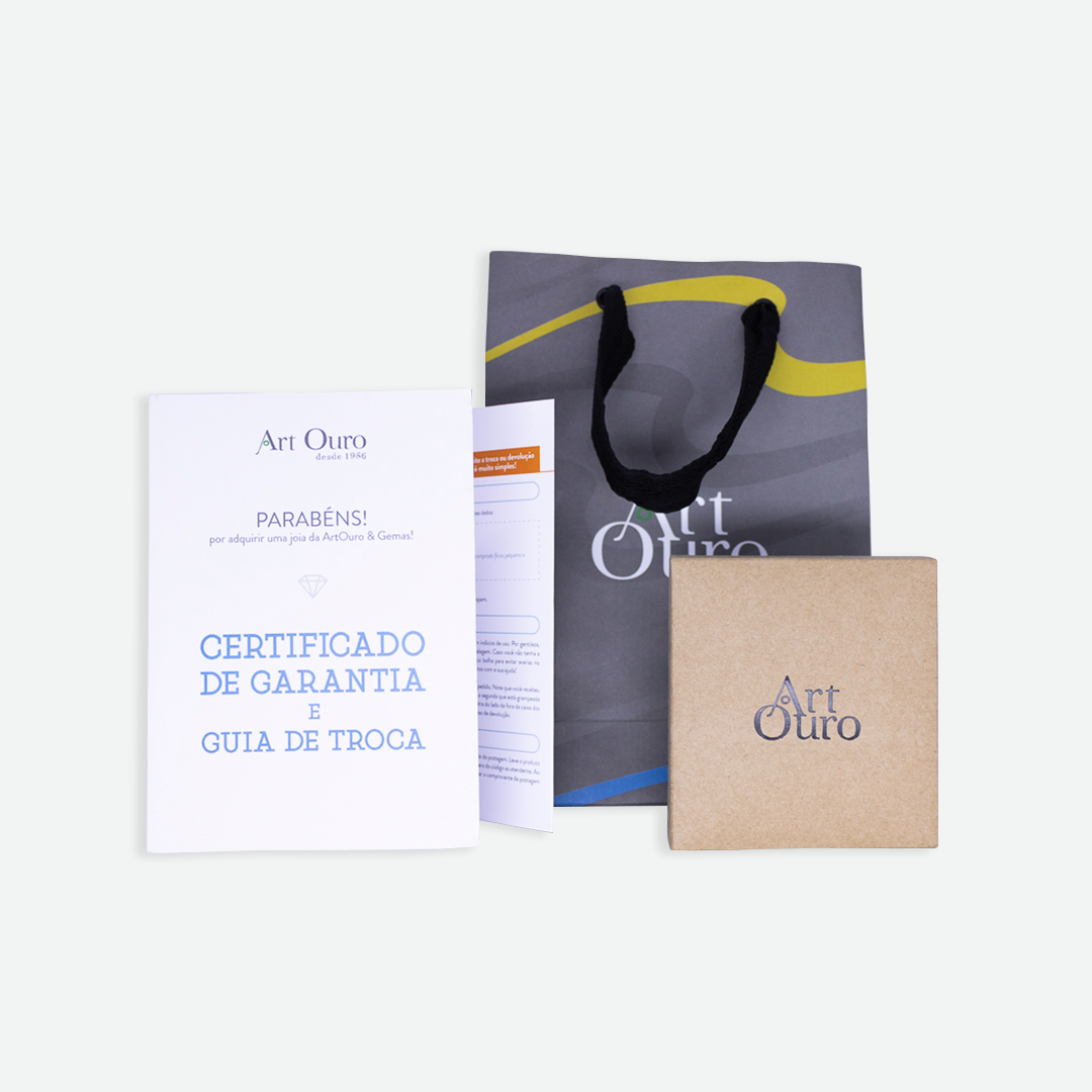 Anel aparador de Aliança Citrino e Ouro Amarelo 18K (A13618) | ArtOuro ...