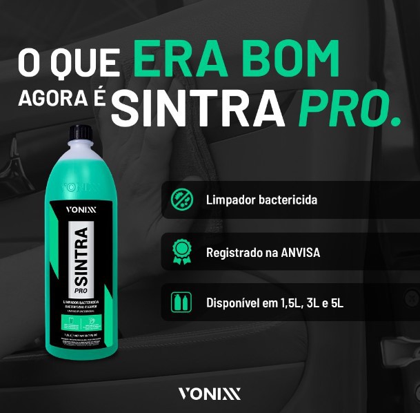 Sintra Pro 5 Litros Vonixx Limpeza Interna De Veiculos - LOJAO CAR XPRO