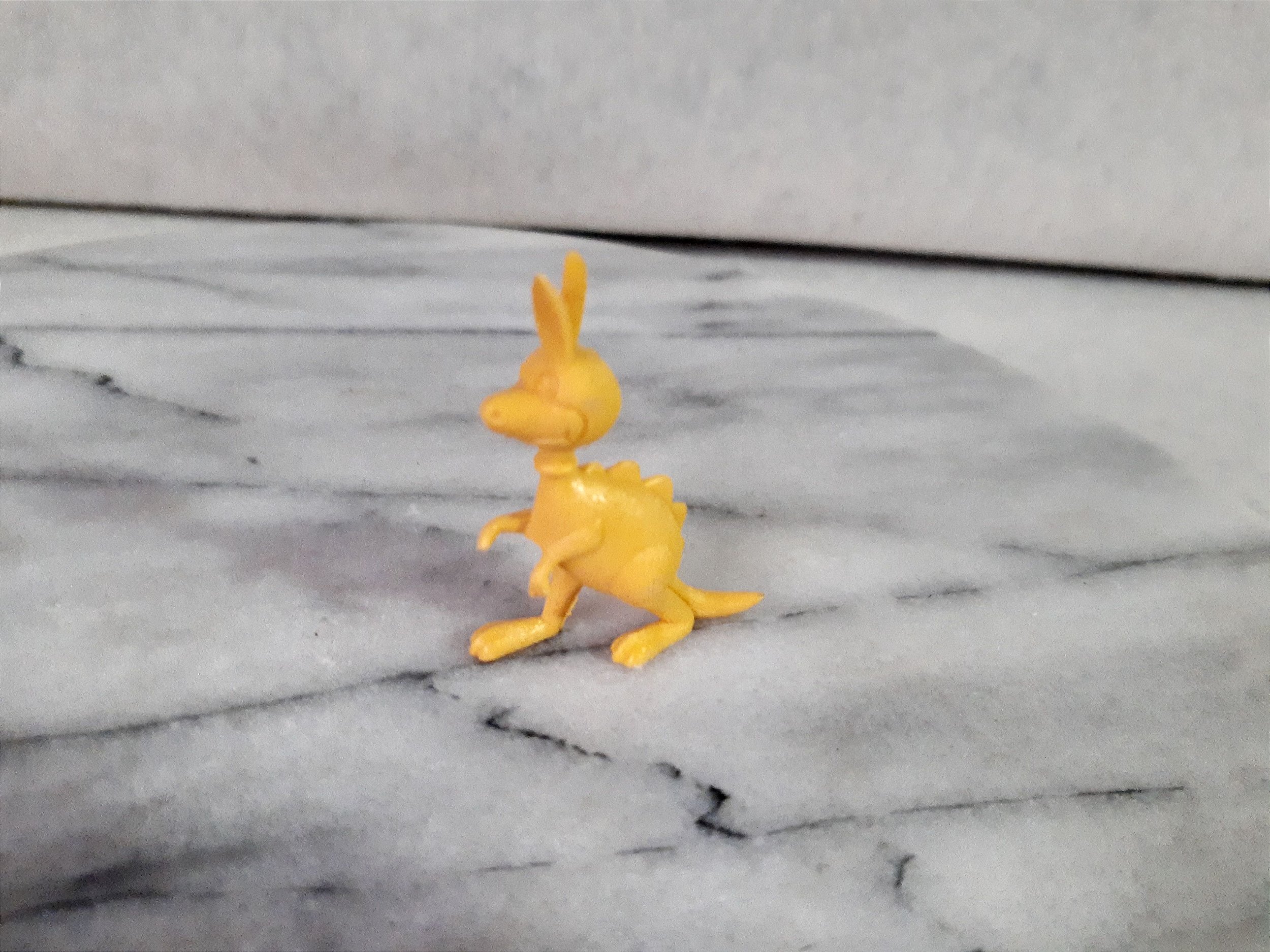 Anos 80, Miniatura de vinil estática do Hoppy the Hopparoo do the ...