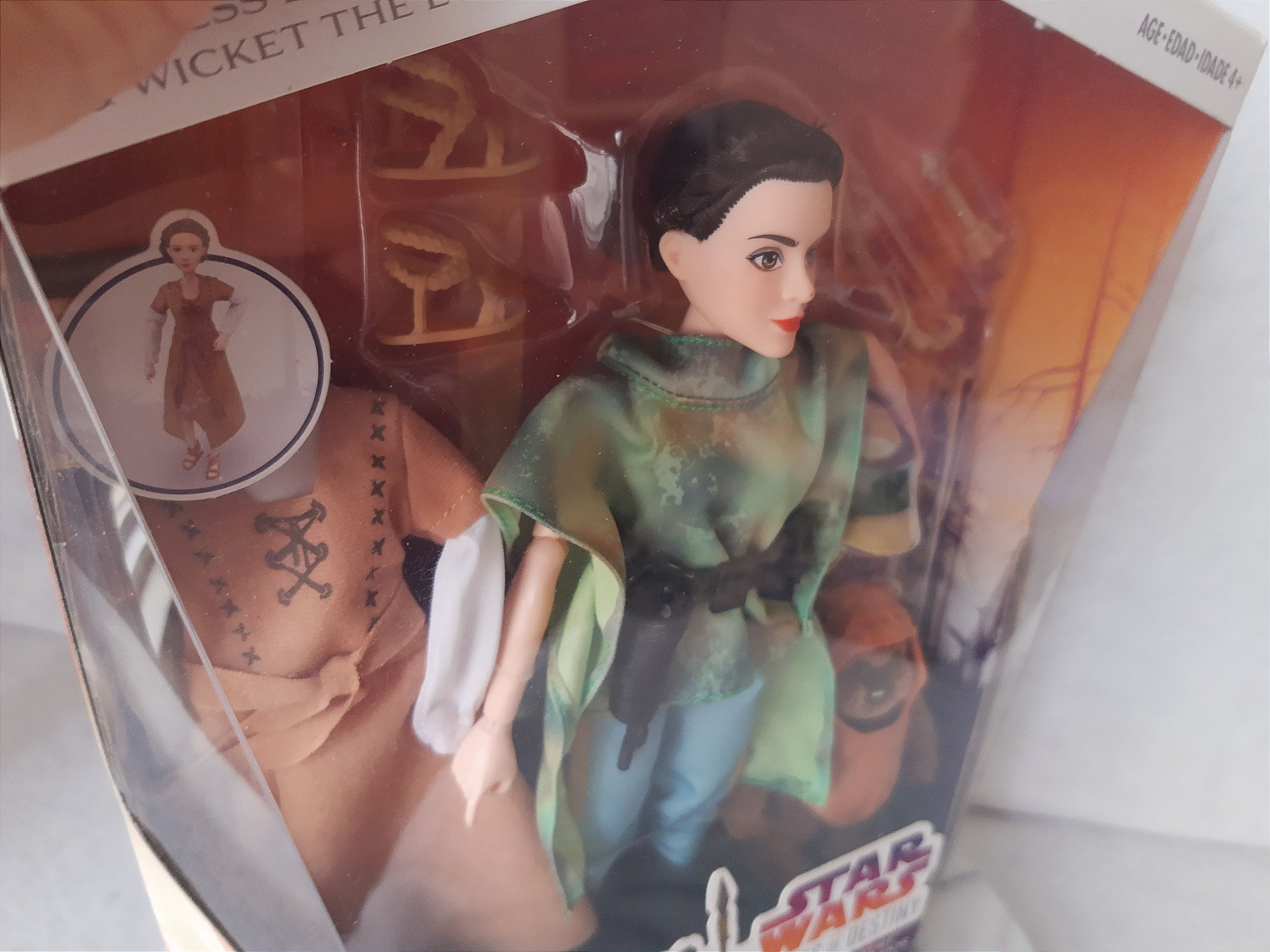 Boneca princesa Leia Organa e Ewoke , Star Wars, Forces of - Taffy Shop ...