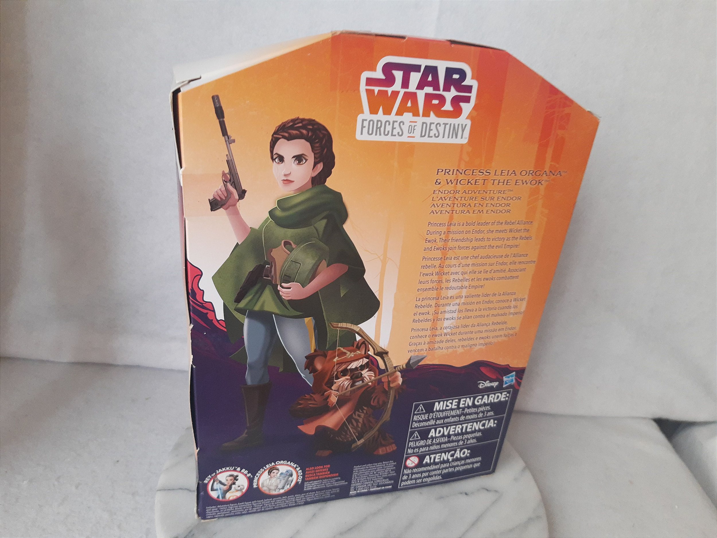 Boneca princesa Leia Organa e Ewoke , Star Wars, Forces of - Taffy Shop ...