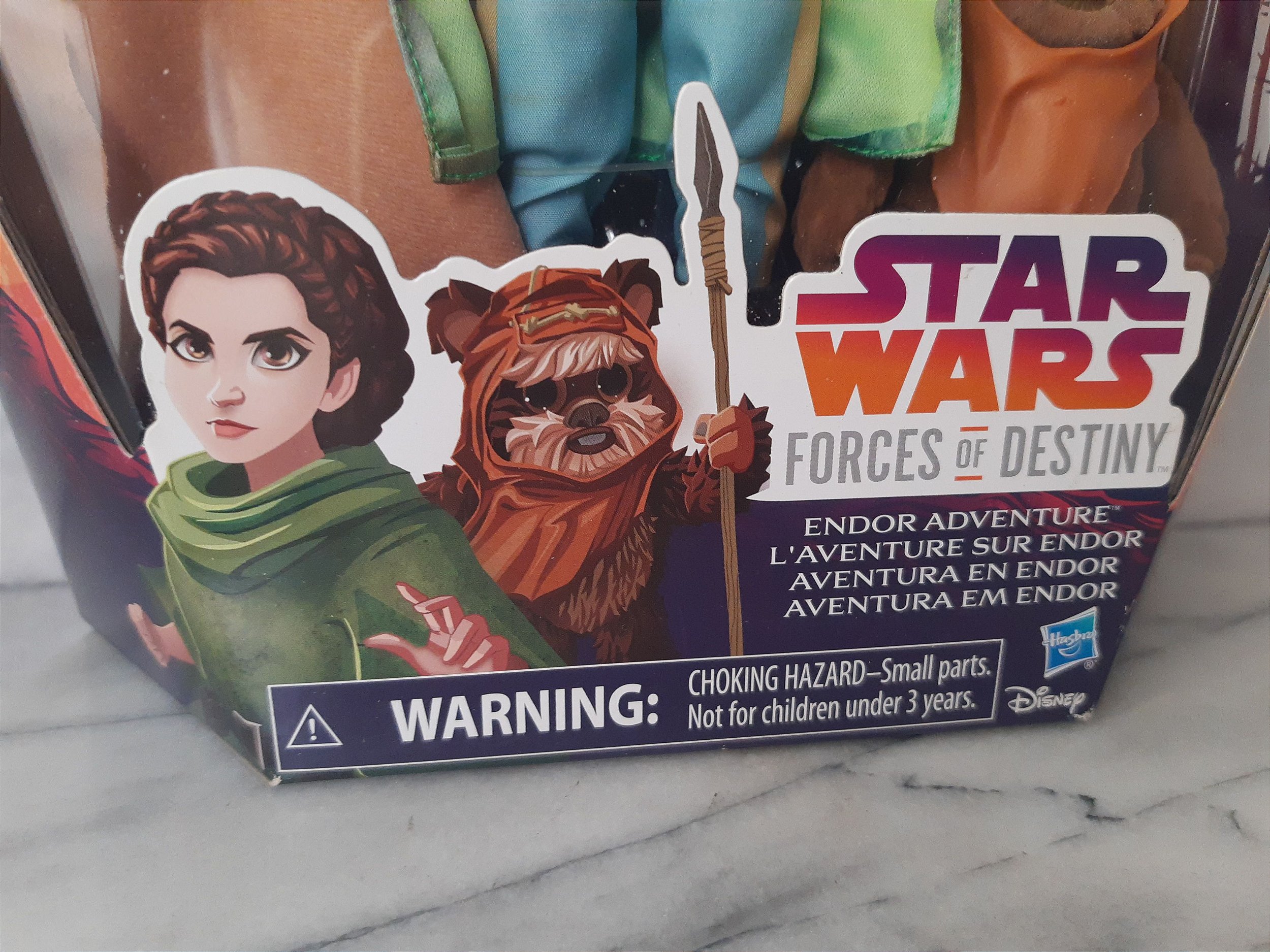 Boneca princesa Leia Organa e Ewoke , Star Wars, Forces of - Taffy Shop ...