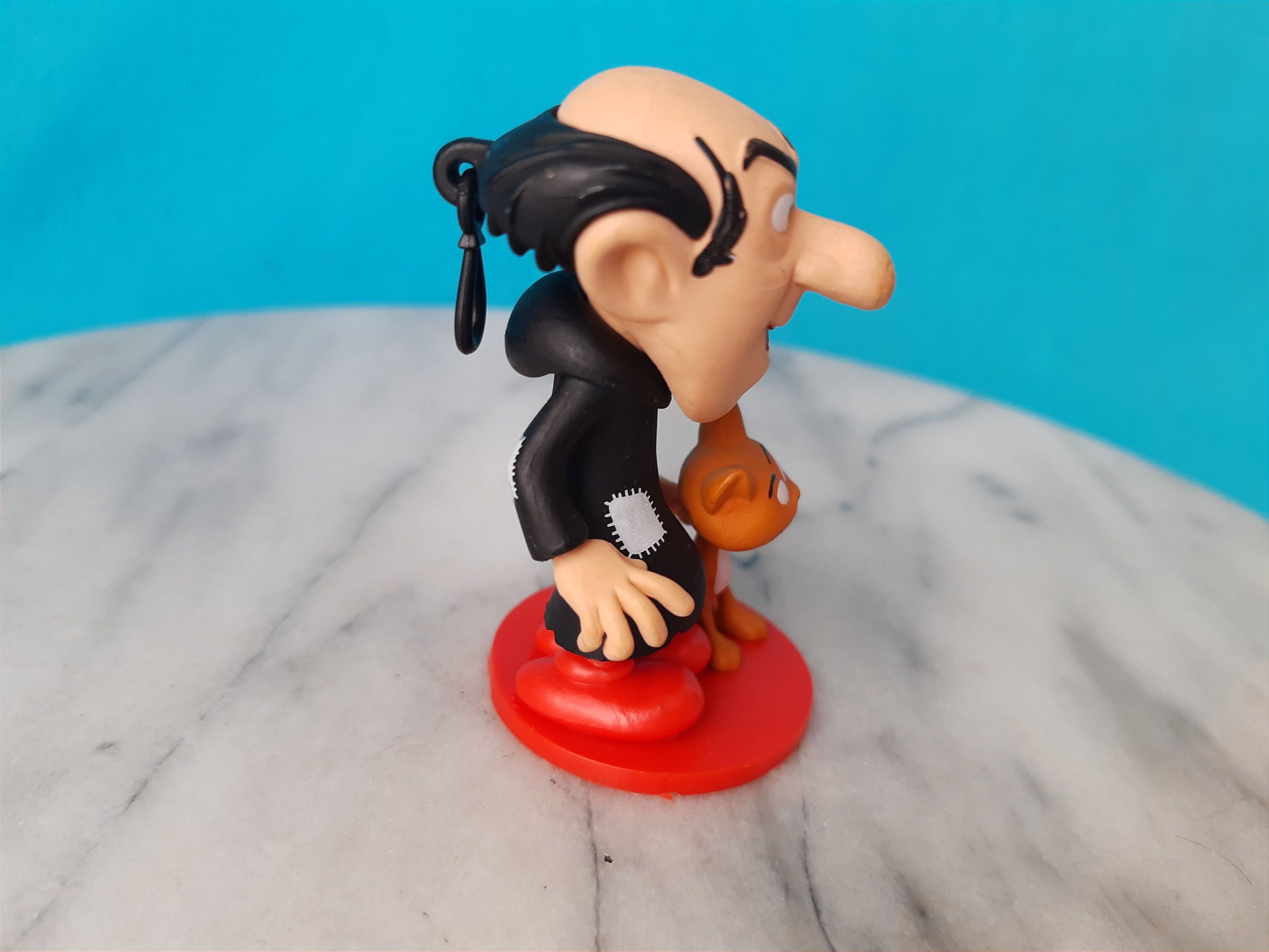 Figura de vinil estática de Gargamel e seu gato Azrael, coleção Bob's ...