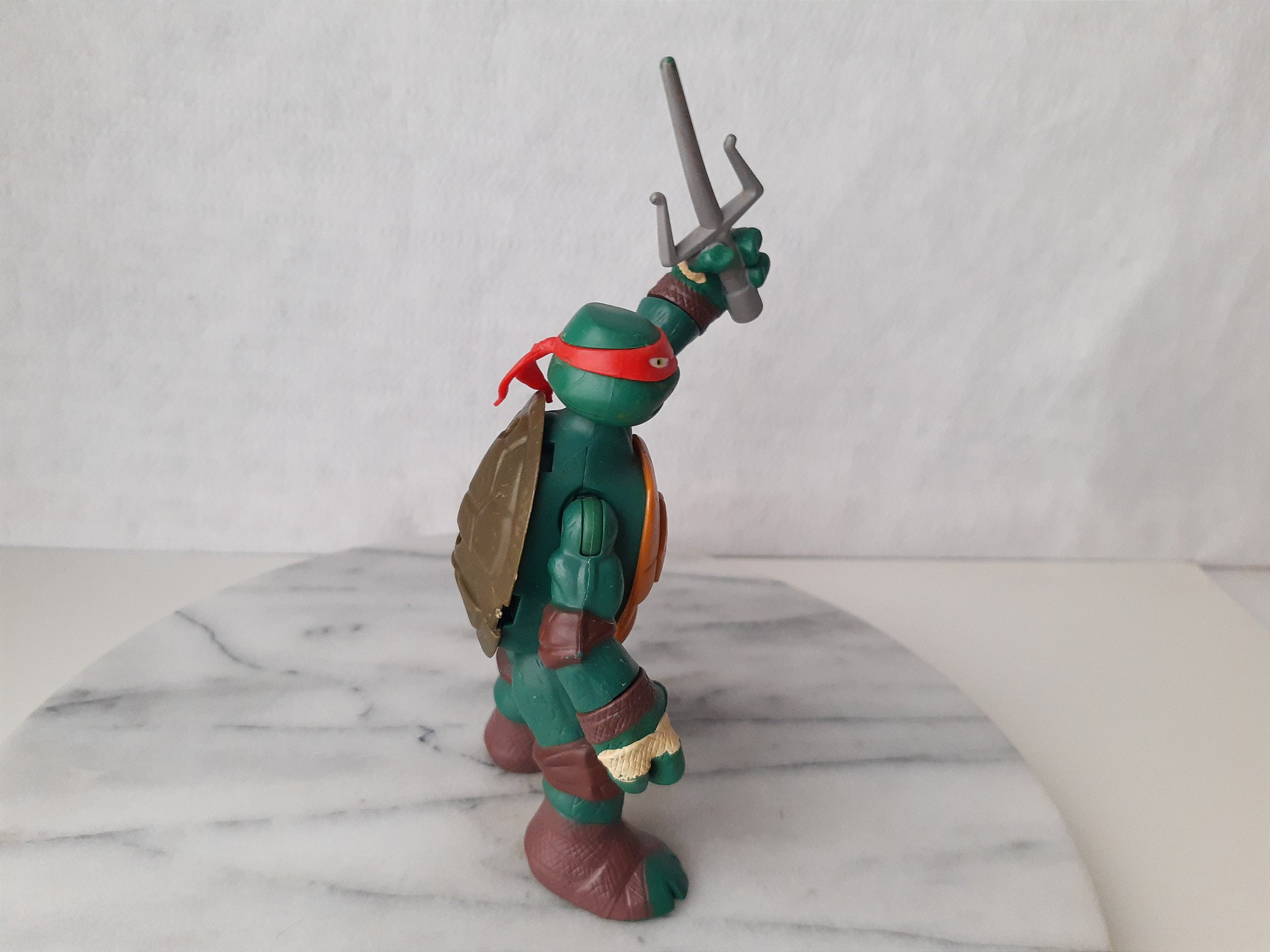 Tartaruga ninja articulado Rafael com ruído, faltando o cinto ...