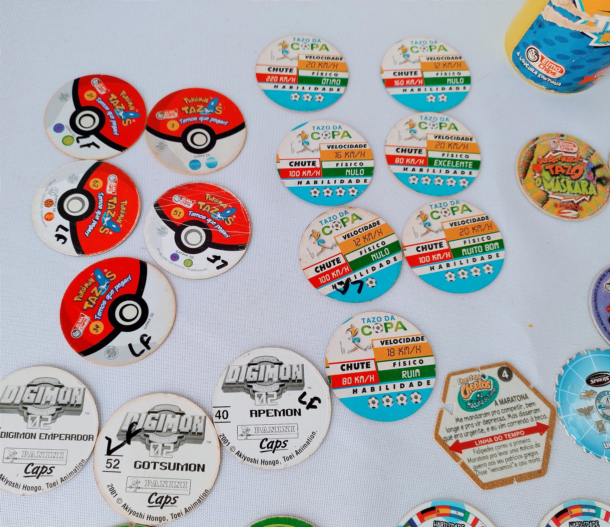 Porta tazo Tiny Toon Elma chips com 64 tazos variados - Taffy Shop ...