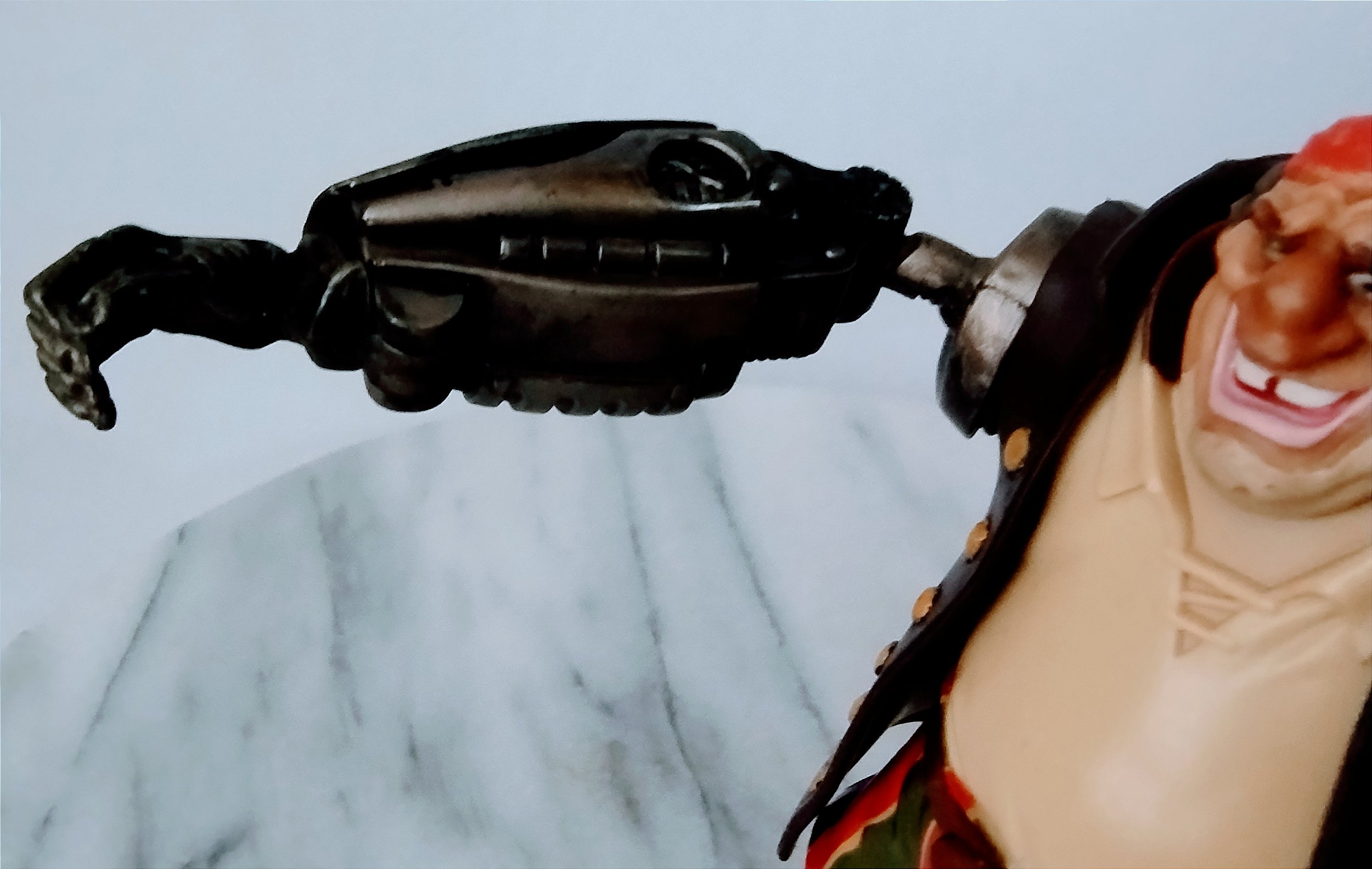 Boneco articulado John Silver cyborg do Planeta do Tesouro Disney 13cm ...